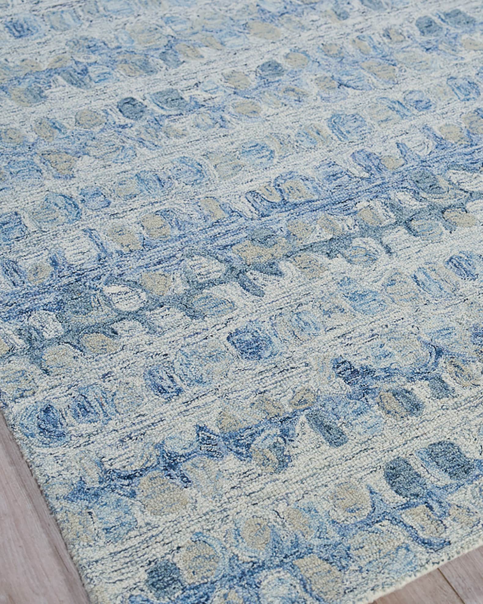 Colorplay Hand-Tufted Turquoise Rug | Neiman Marcus