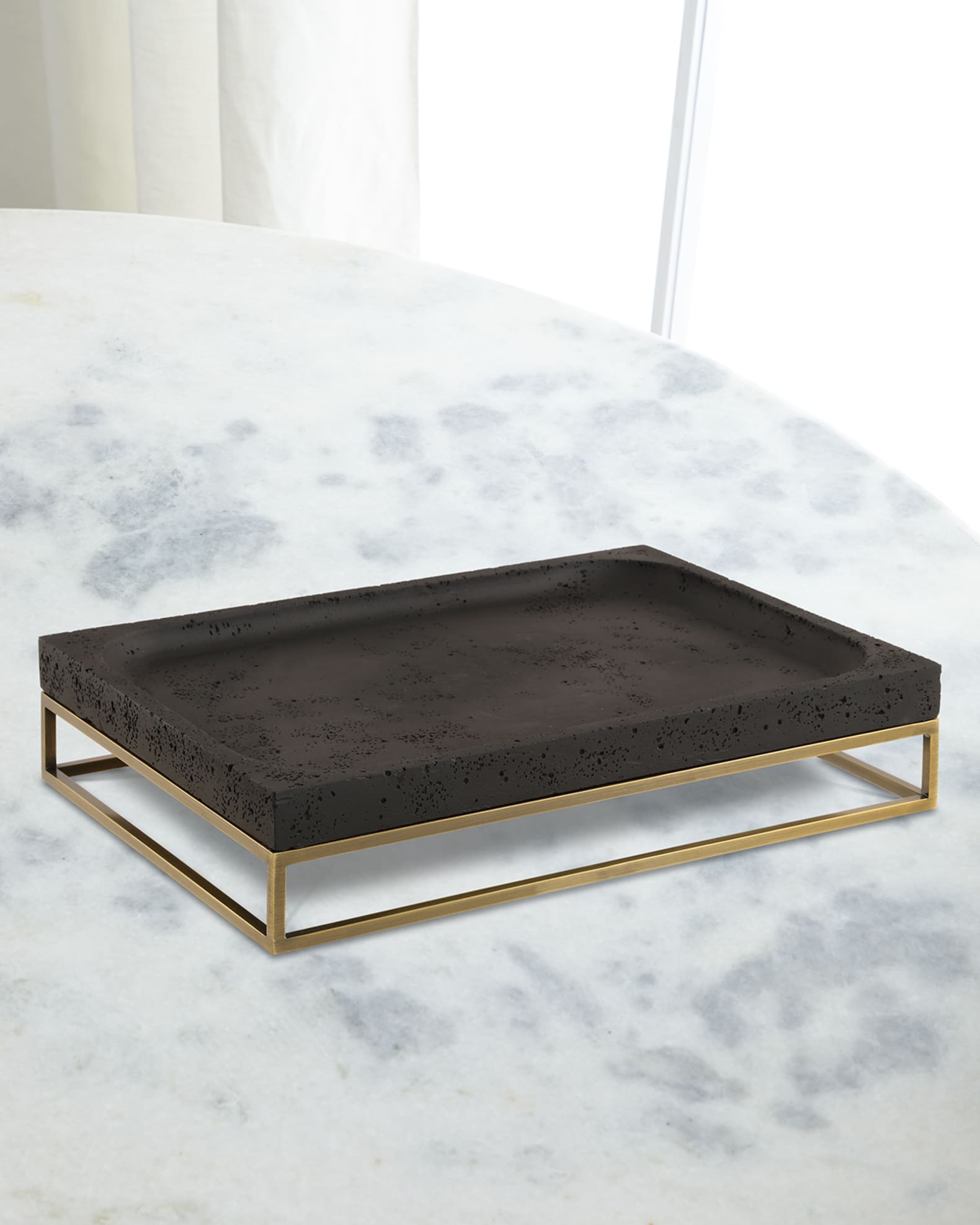 Cast Stone Tray | Neiman Marcus