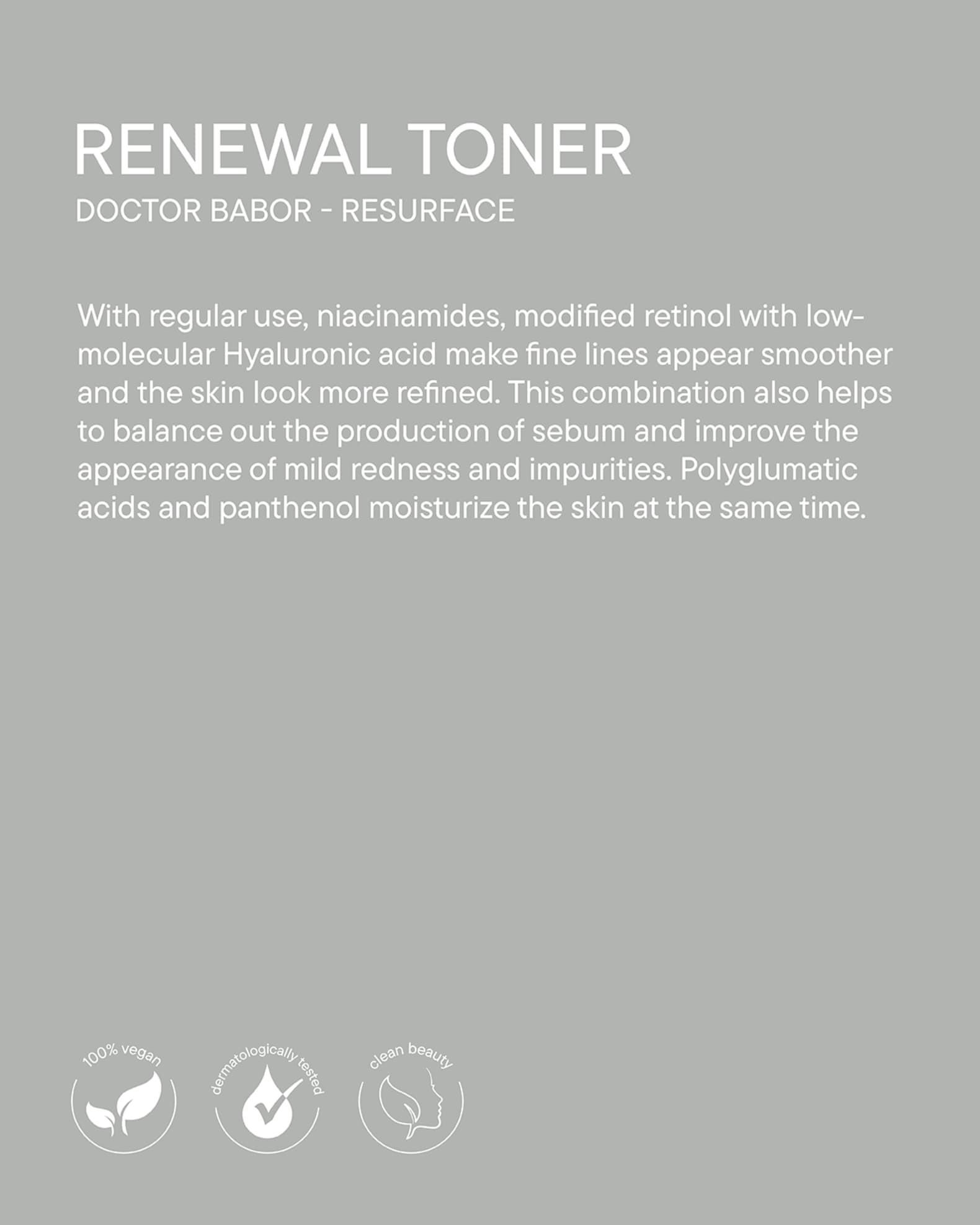 BABOR Renewal Toner, 6.76 oz. | Neiman Marcus