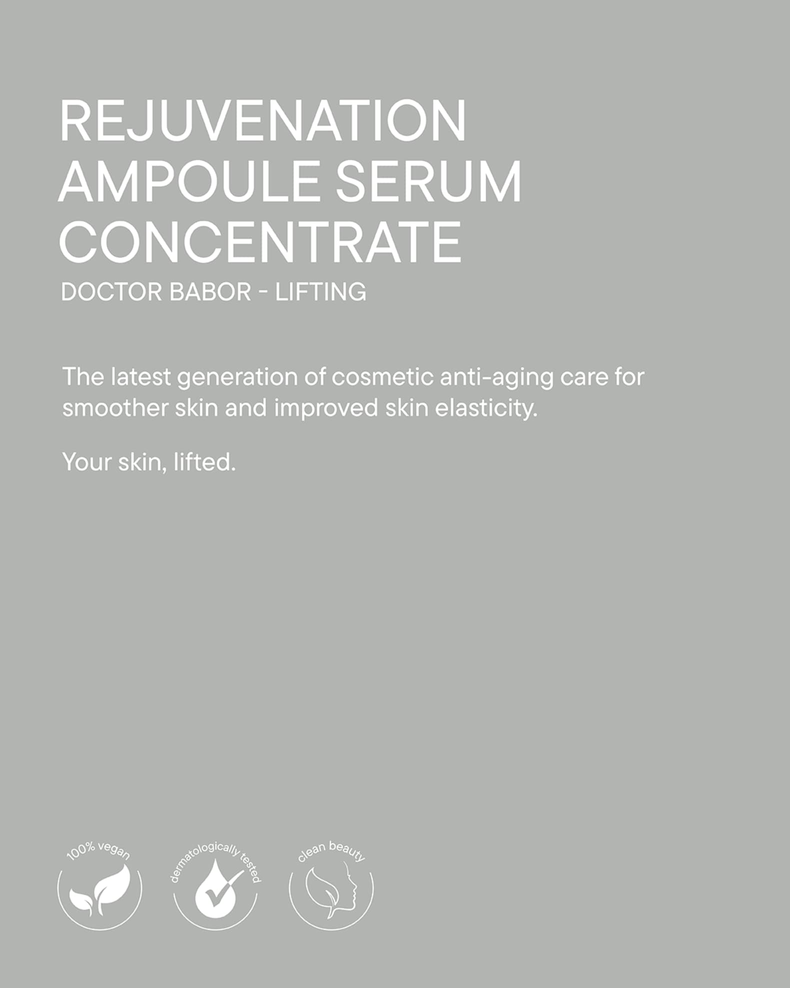 BABOR The Rejuvenation Ampoule Serum Concentrate, 7 x 0.06 oz. | Neiman ...