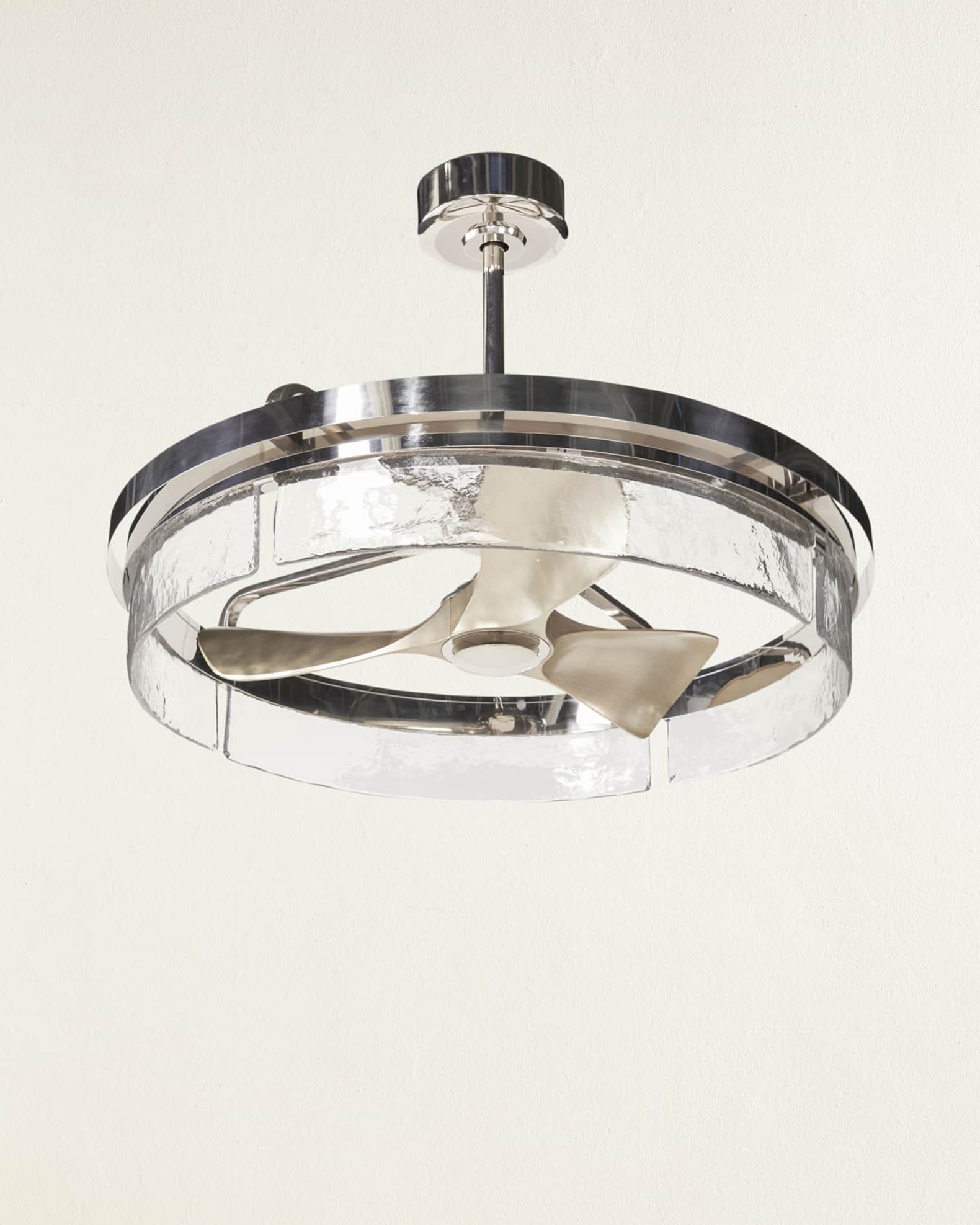 John-Richard Collection Sinclair 34" Chandelier with Fan | Neiman Marcus