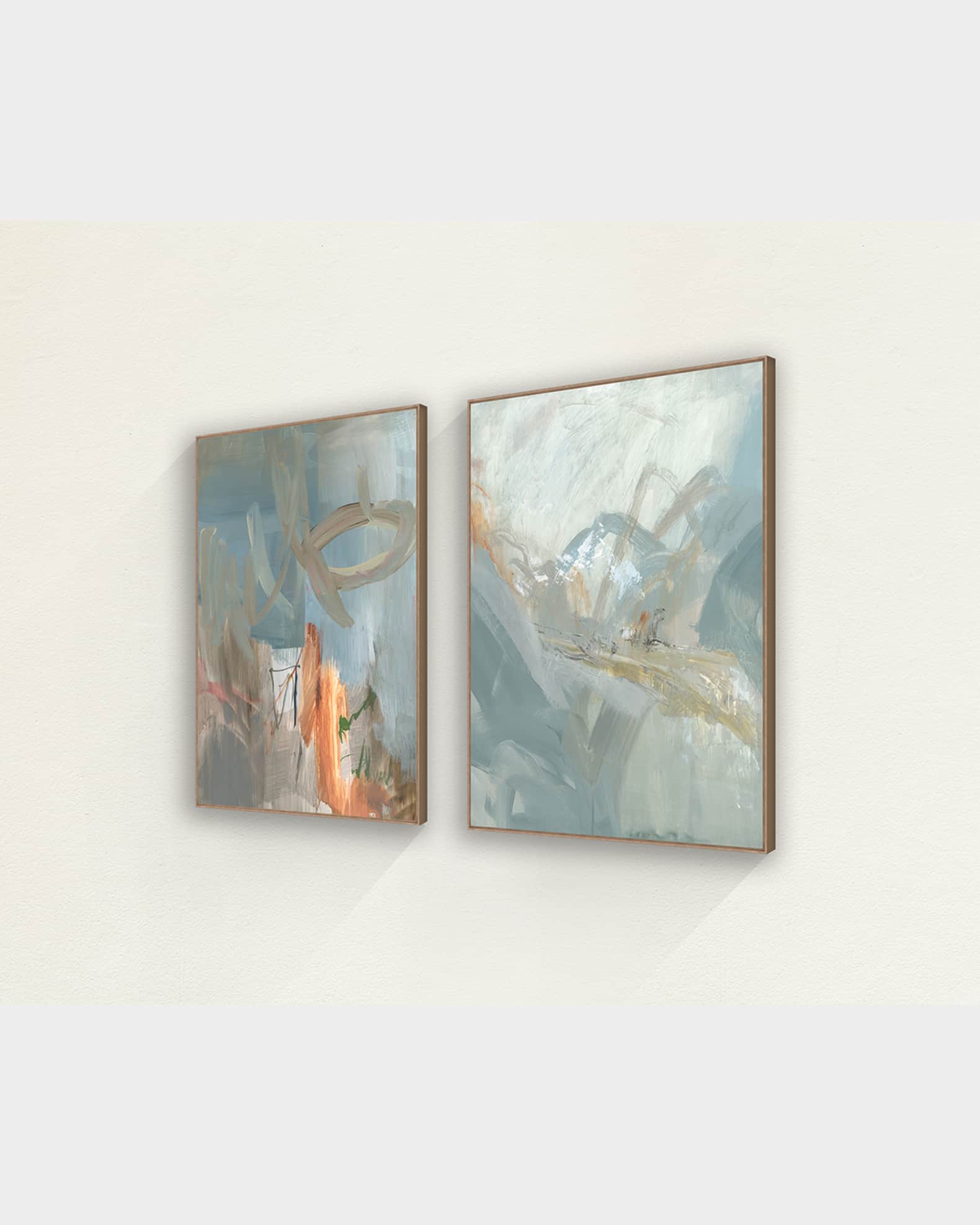 "Blue Mirage" (Set of 2) Wall Art Collection by Ryan Brown | Neiman Marcus