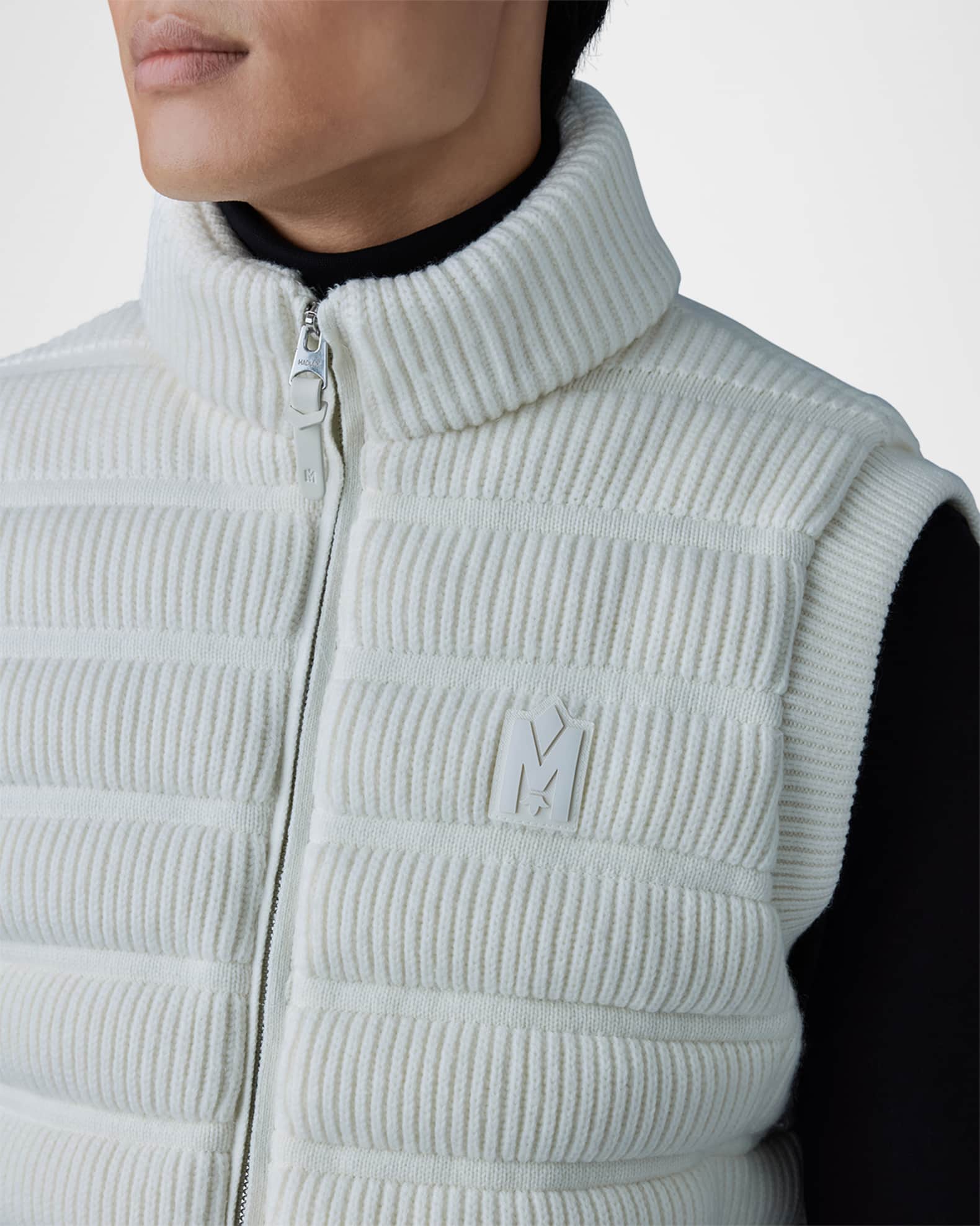 Mackage Men's Alan Down Knit Vest | Neiman Marcus