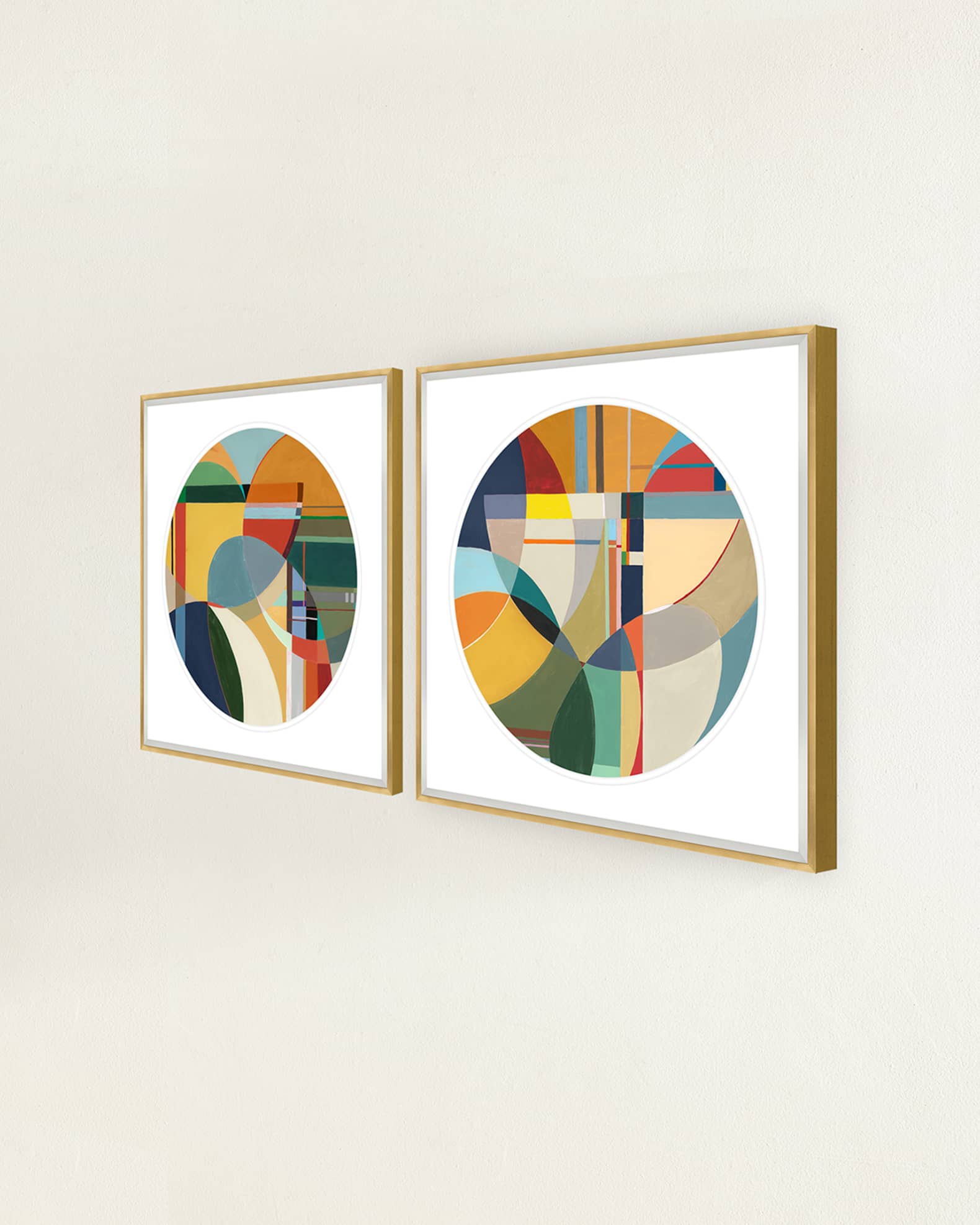 "Intersect" (Set of 2) Wall Art Collection by Jean Kenna | Neiman Marcus
