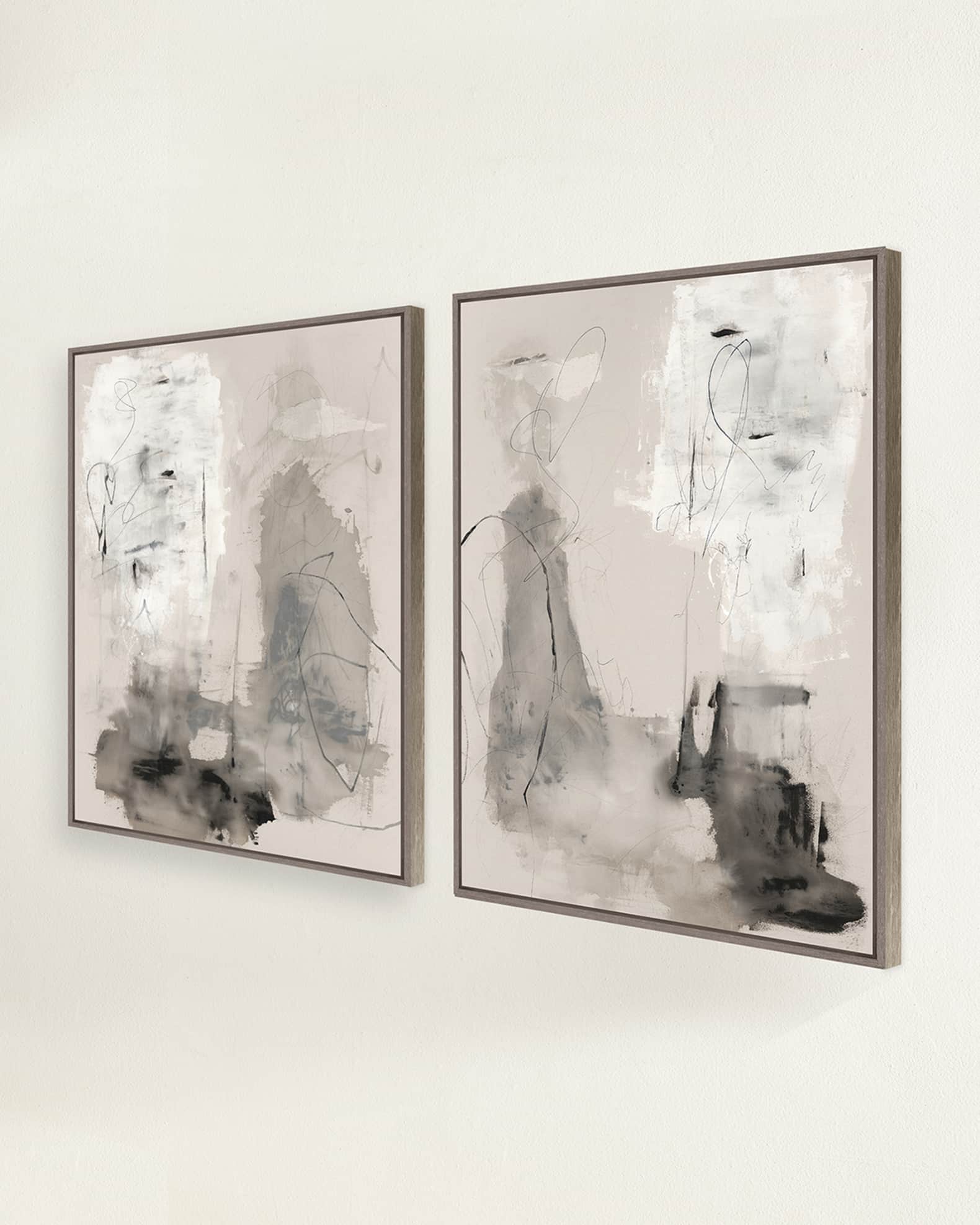 "Onyx Star" (Set of 2) Wall Art Collection by Van Garret | Neiman Marcus