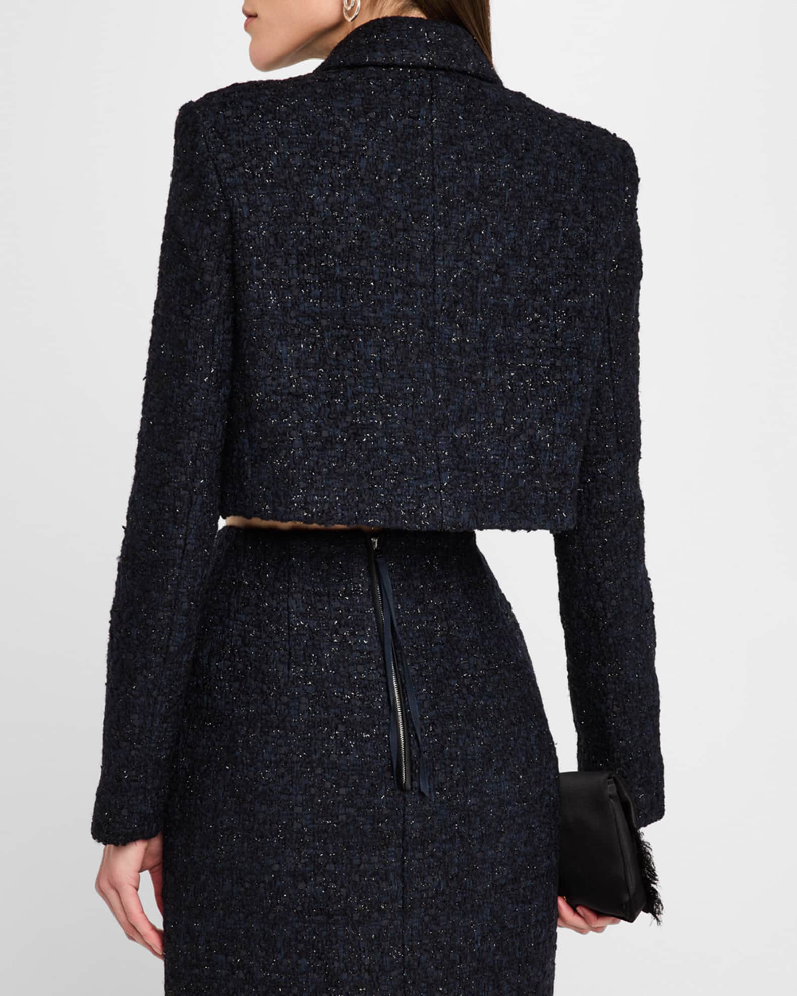 Adam Lippes Boxy Tweed Jacket | Neiman Marcus