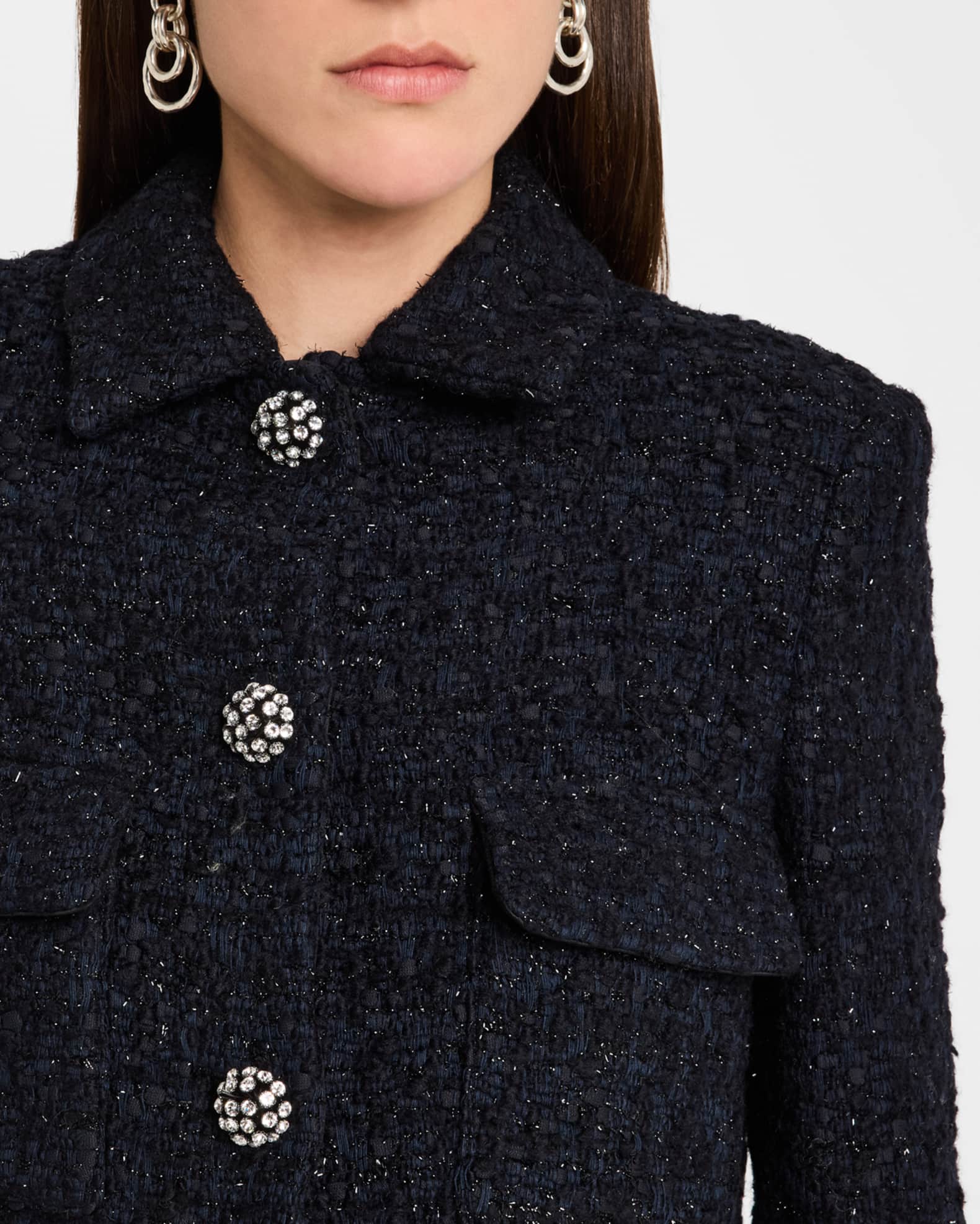 Adam Lippes Boxy Tweed Jacket | Neiman Marcus