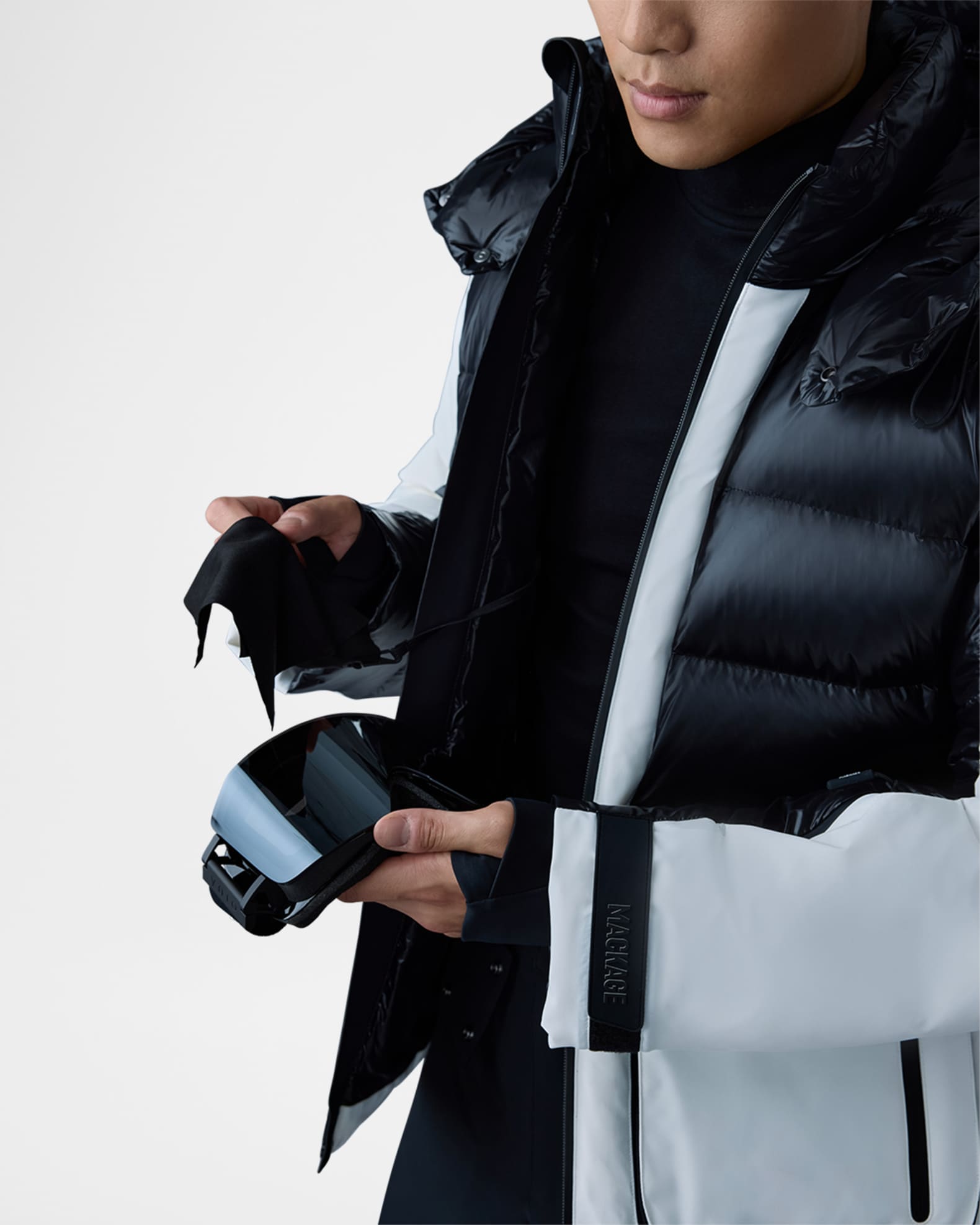 Mackage Men's Cody Bicolor Down Ski Jacket | Neiman Marcus