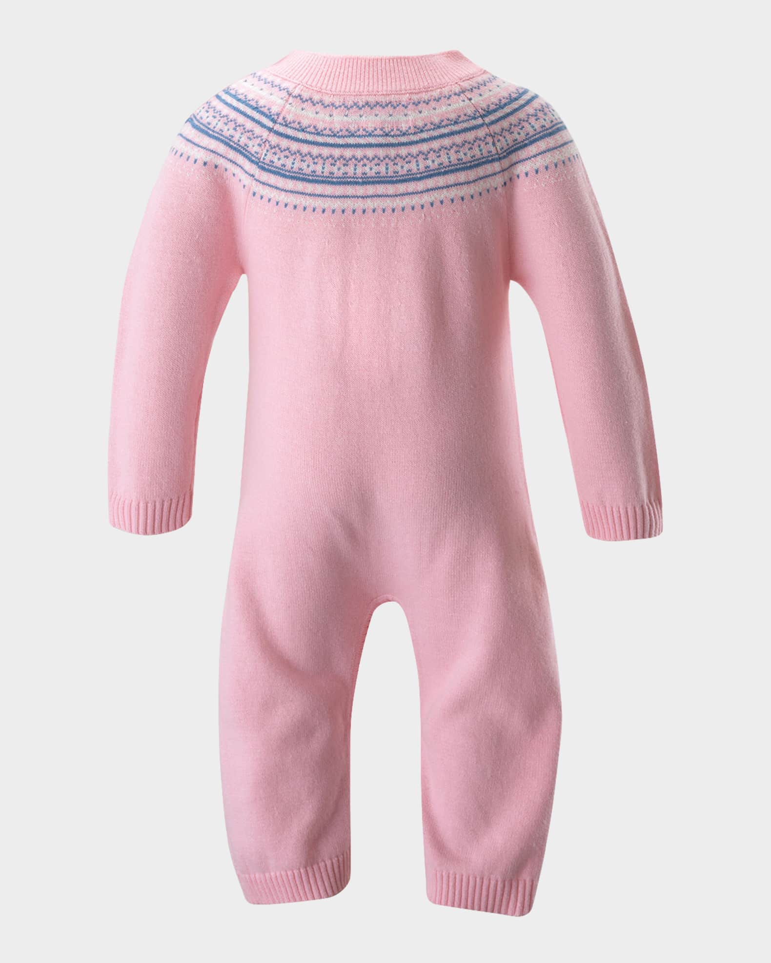 Rachel Riley Girl's Fairisle-Trim Knit Playsuit, Size 3M-24M | Neiman ...