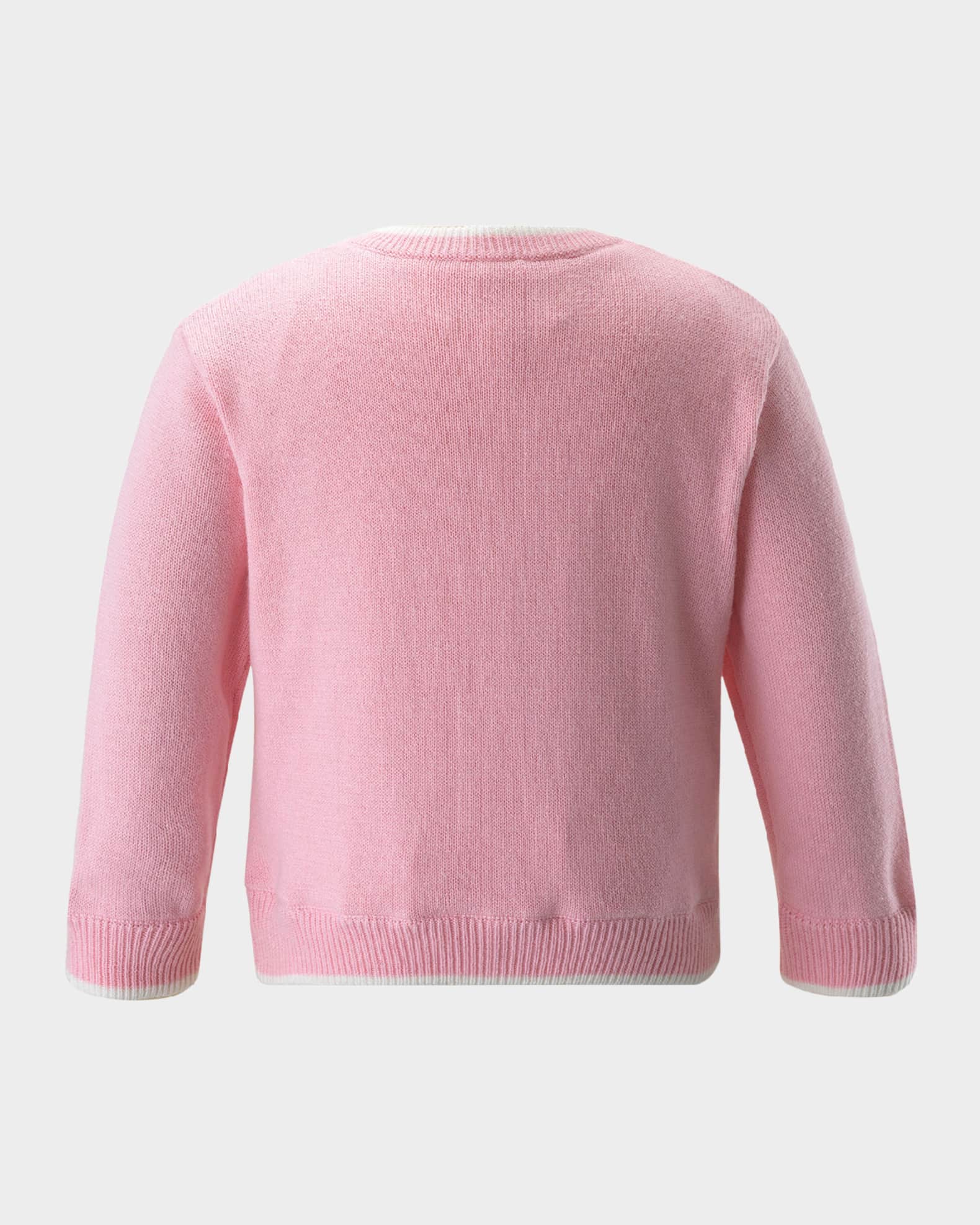 Rachel Riley Girl's Cardigan W/ Double Crown Intarsia, Size 6M-24M ...