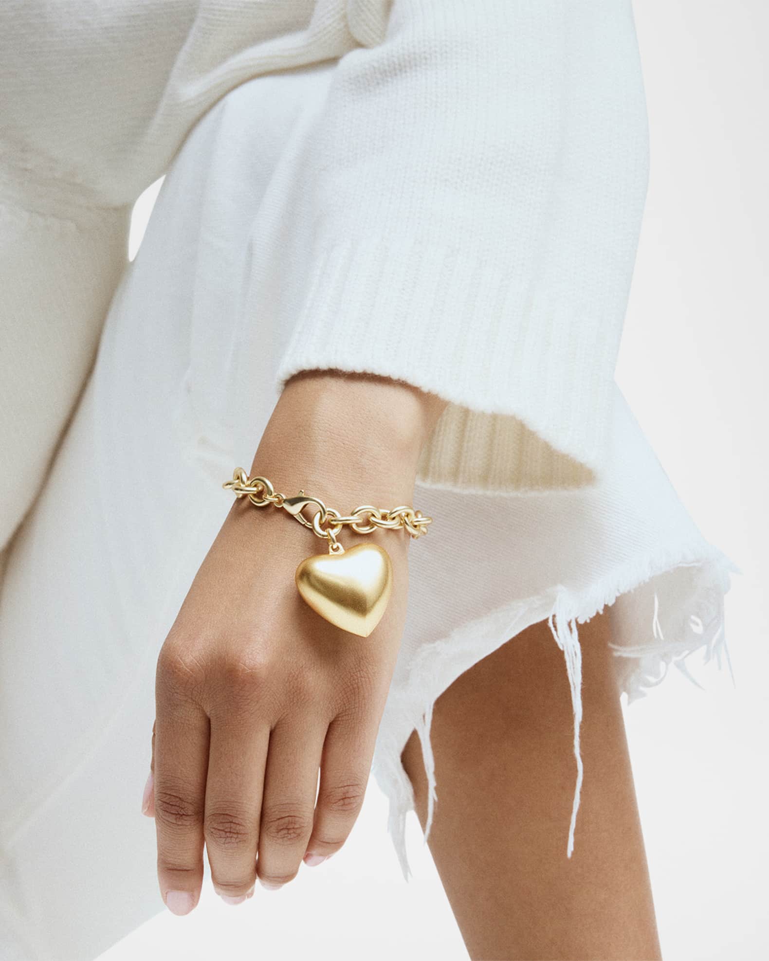 Roxanne Assoulin The Puffy Heart Gold Bracelet | Neiman Marcus