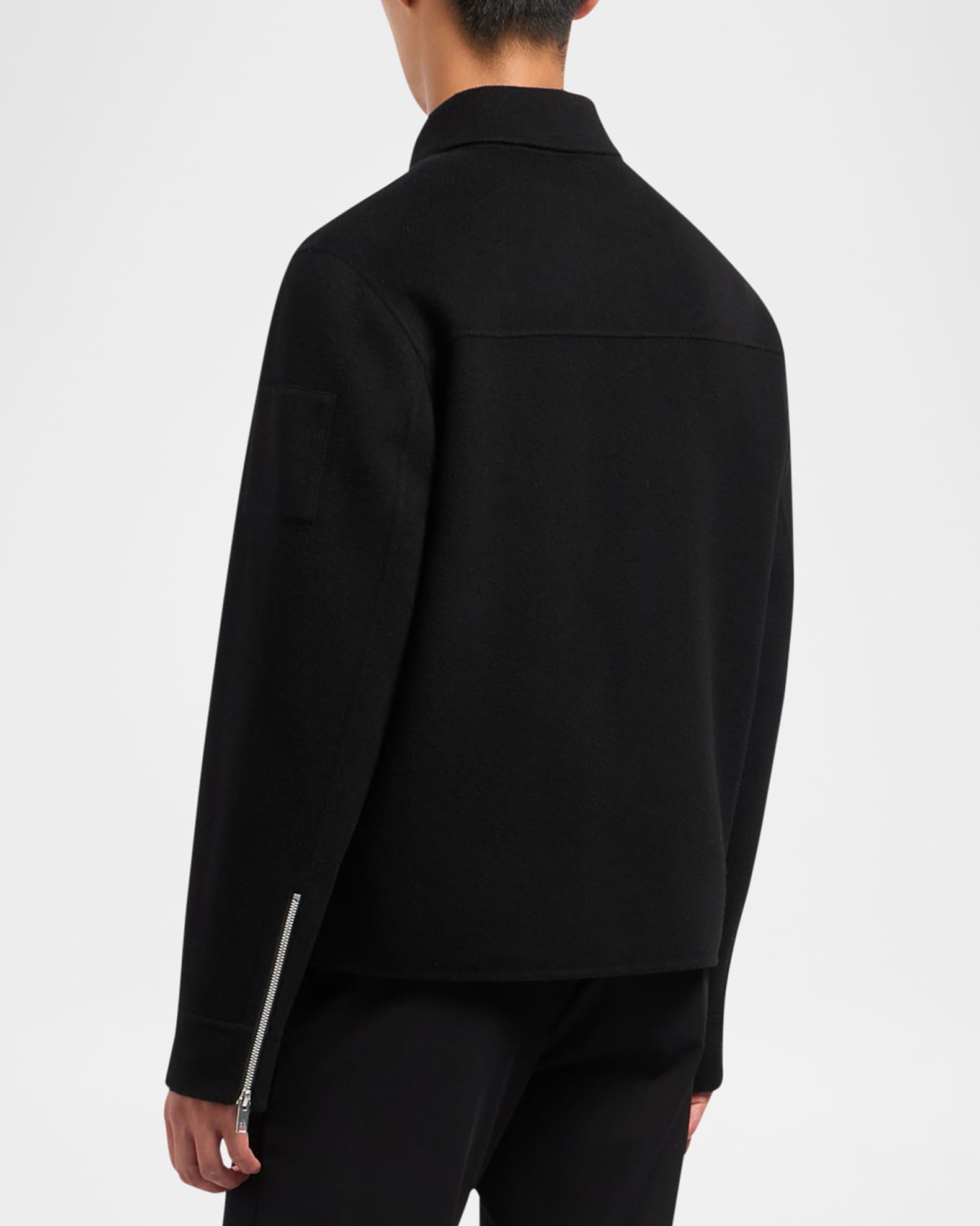 Moose Knuckles Men's Jacque Zip Overshirt | Neiman Marcus