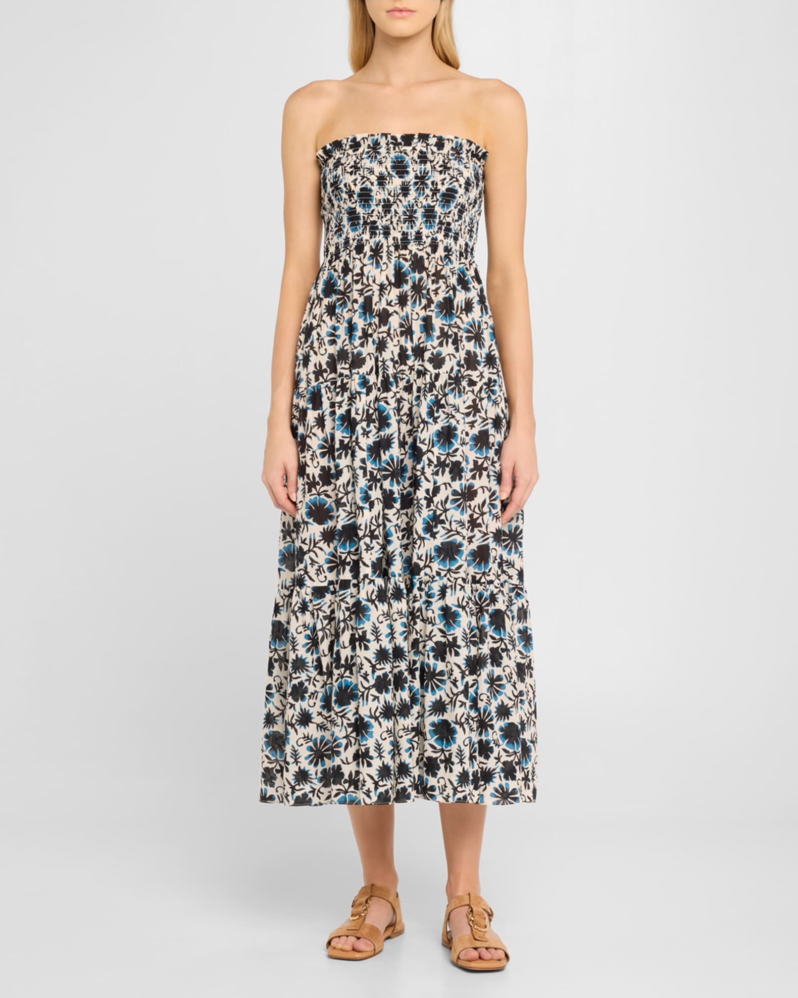 Ulla Johnson Lucca Strapless Maxi Dress | Neiman Marcus