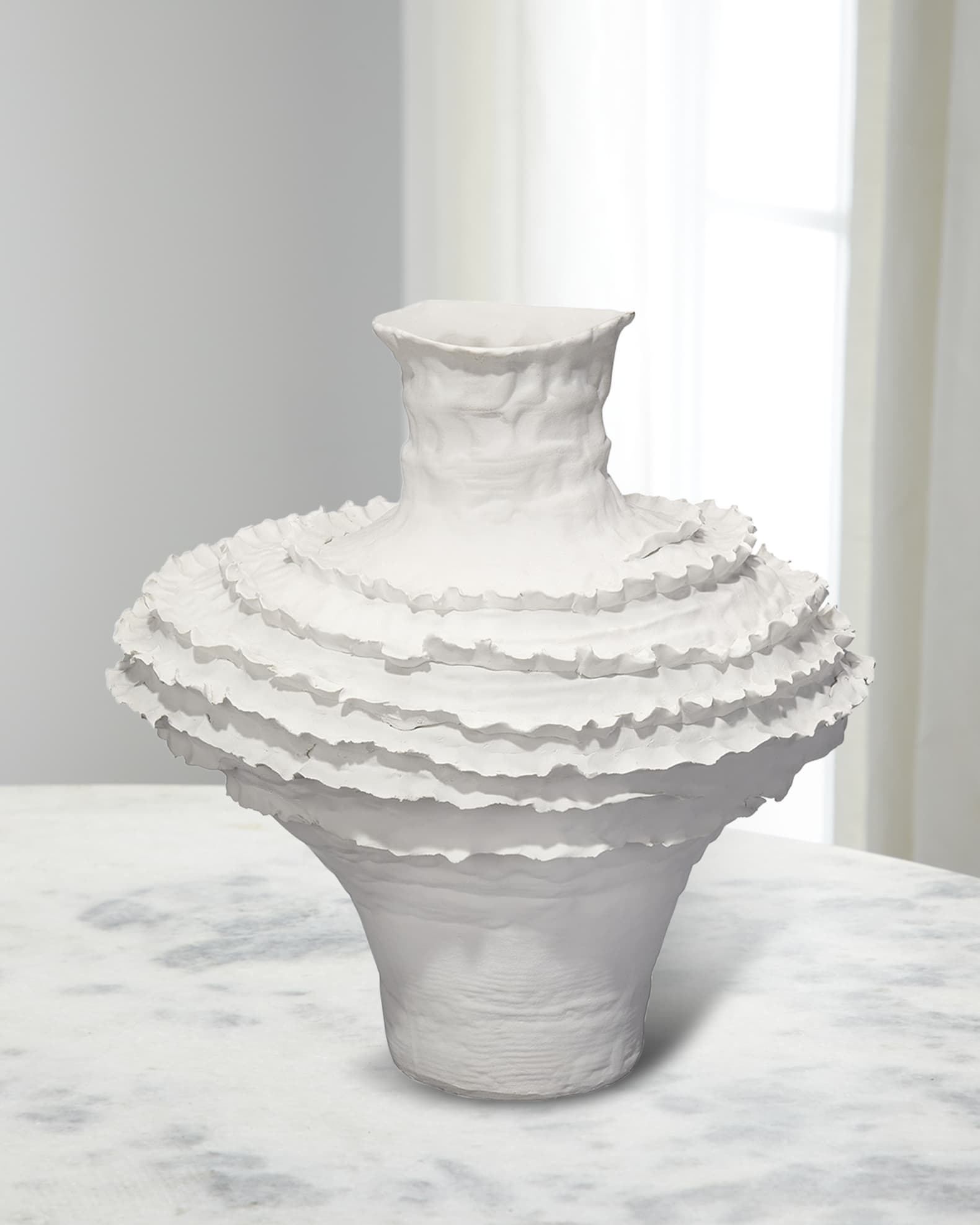 Jamie Young Ruffle Vase, 15" | Neiman Marcus