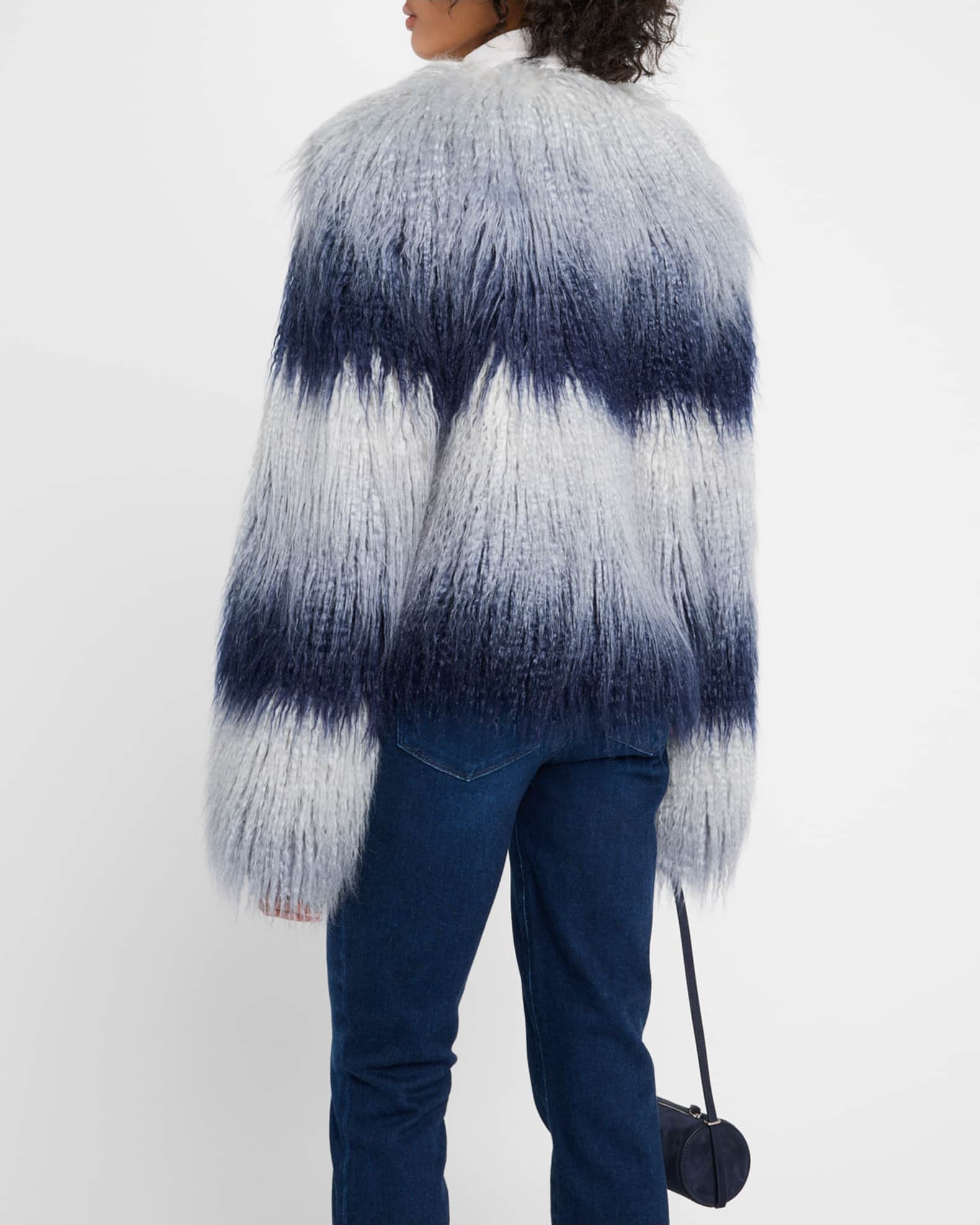 Ramy Brook Sameul Ombre Faux Fur Coat | Neiman Marcus