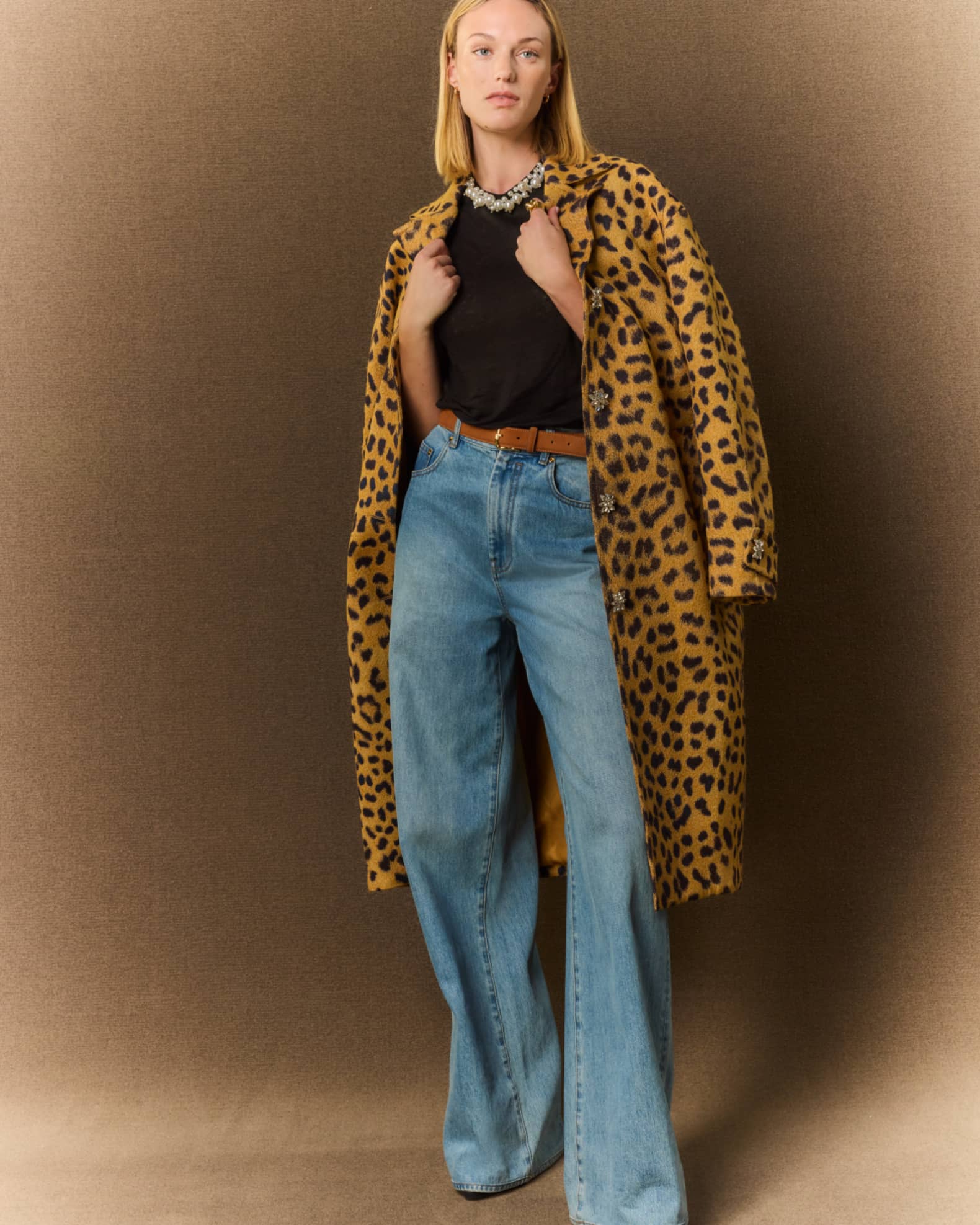 Zimmermann Crush Straight Wide Jeans | Neiman Marcus