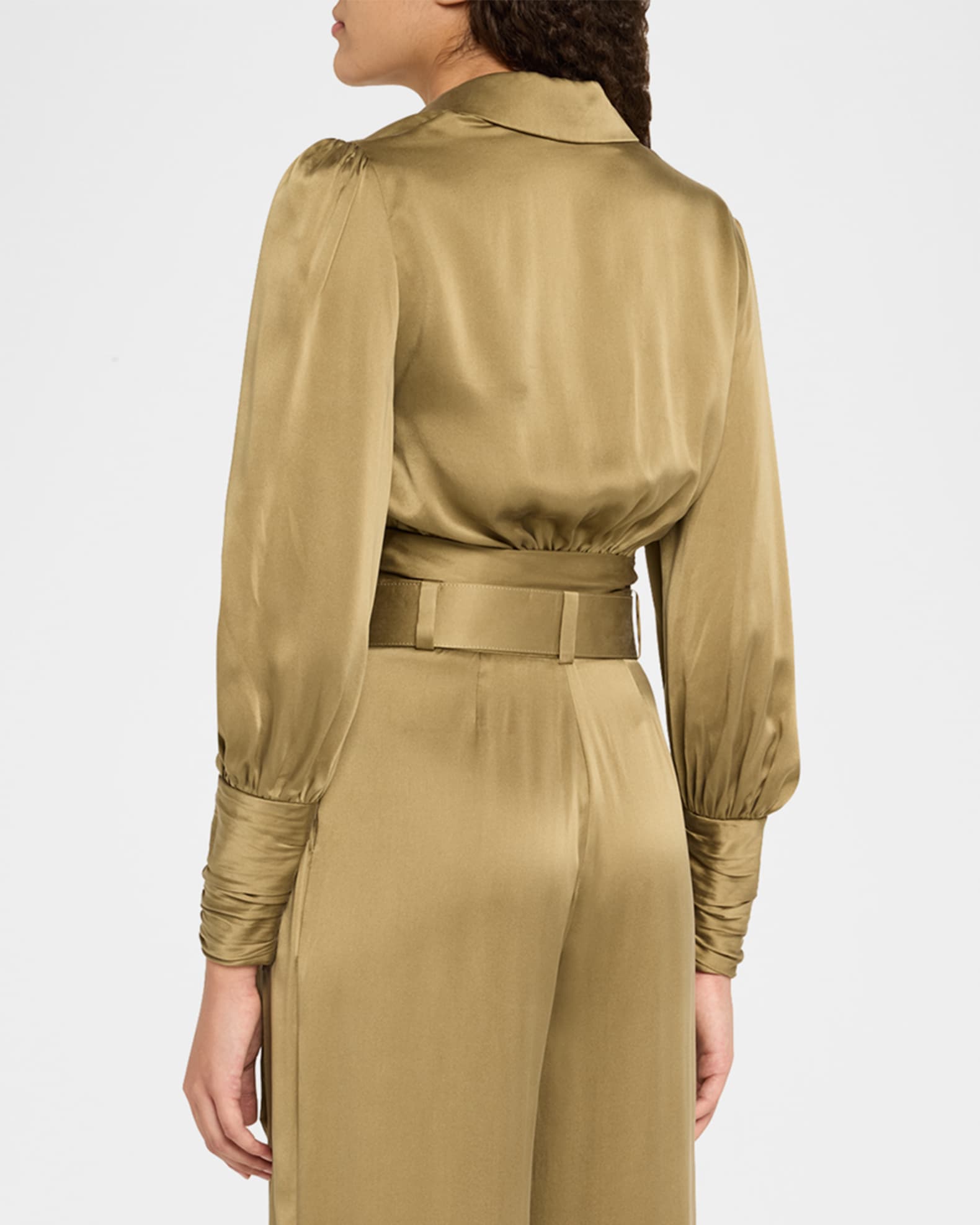 Zimmermann Silk Wrap Top | Neiman Marcus