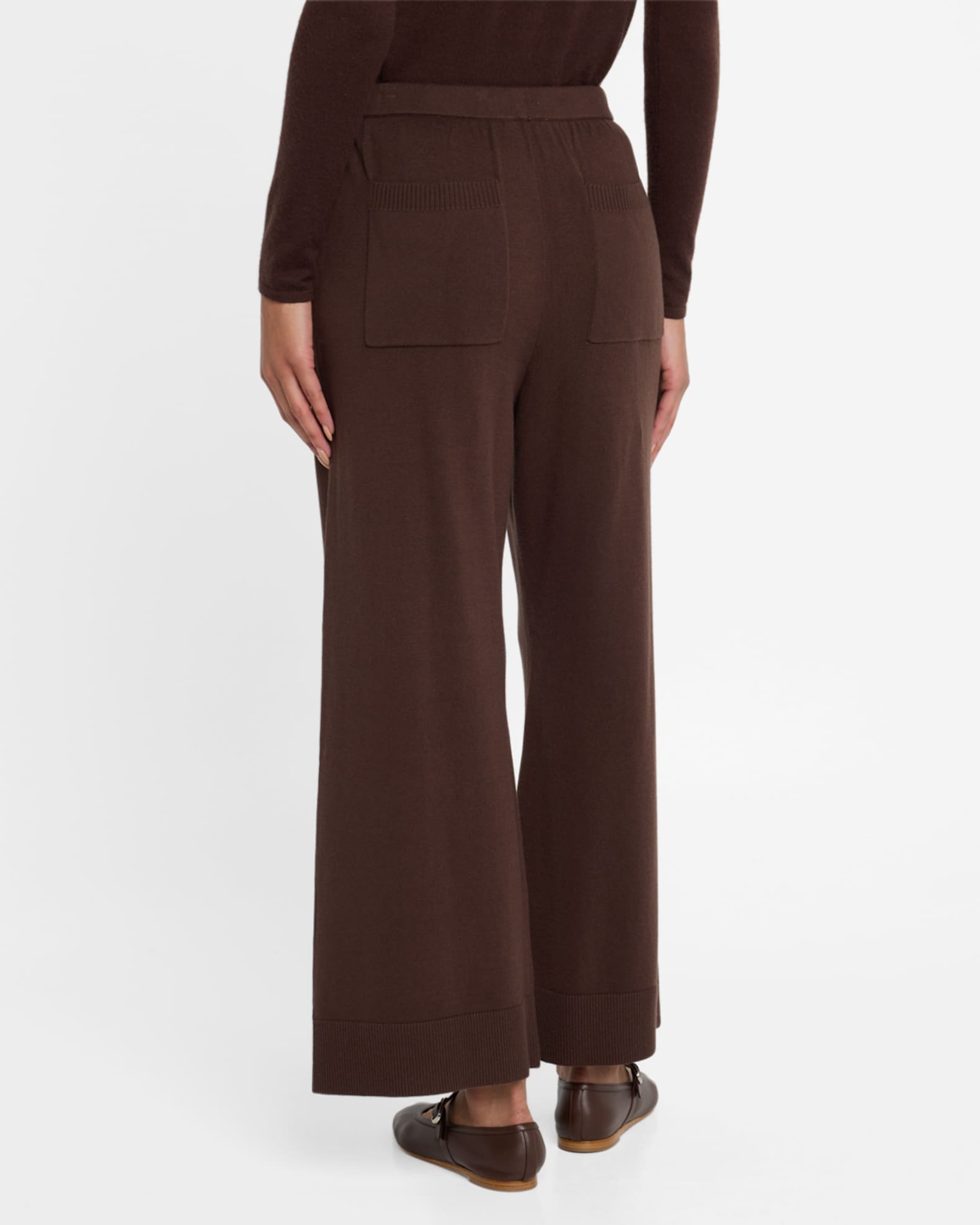 SIMKHAI Celine Cashmere-Blend Pants | Neiman Marcus