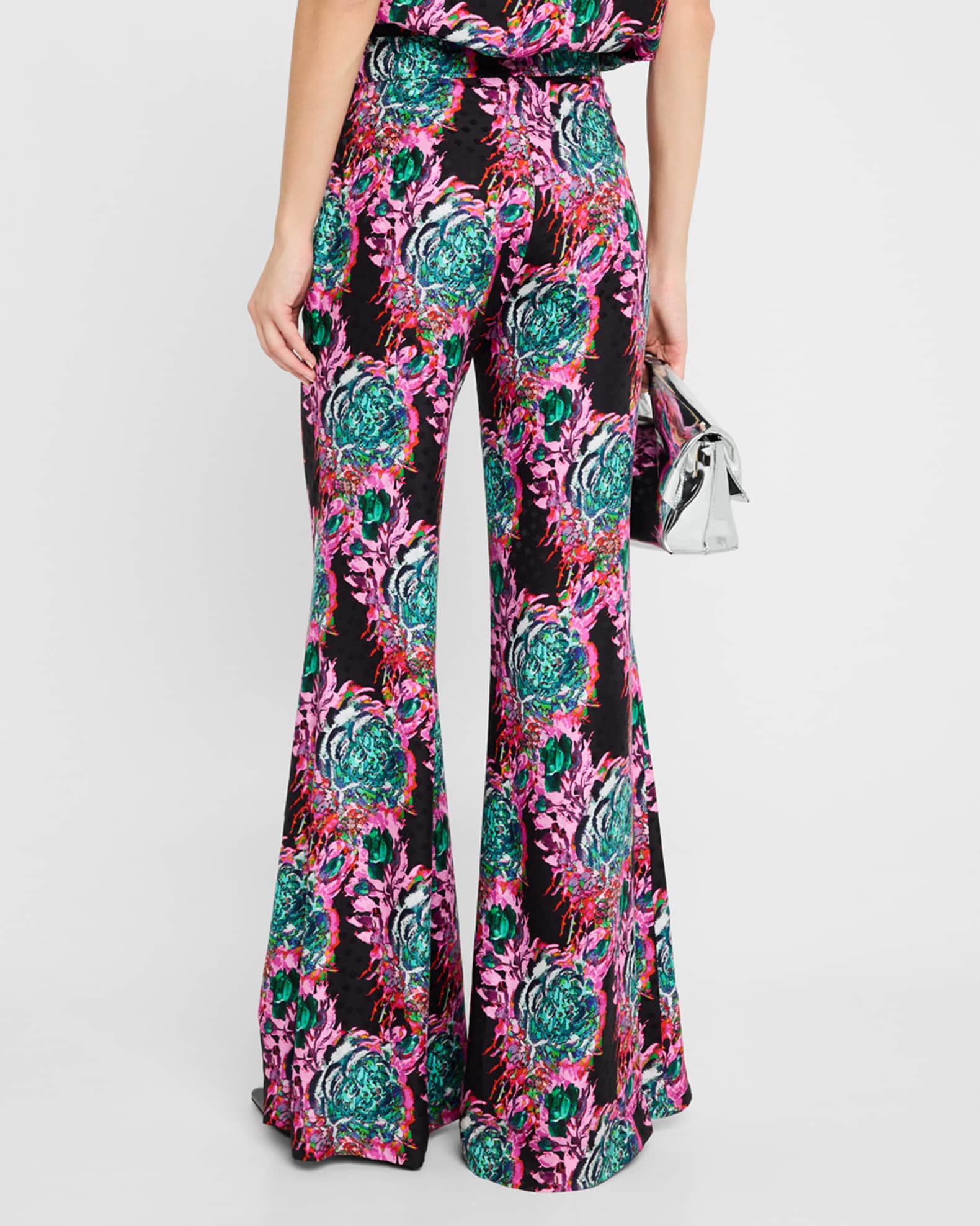 Libertine Acid Trip Flared Trumpet Pants | Neiman Marcus