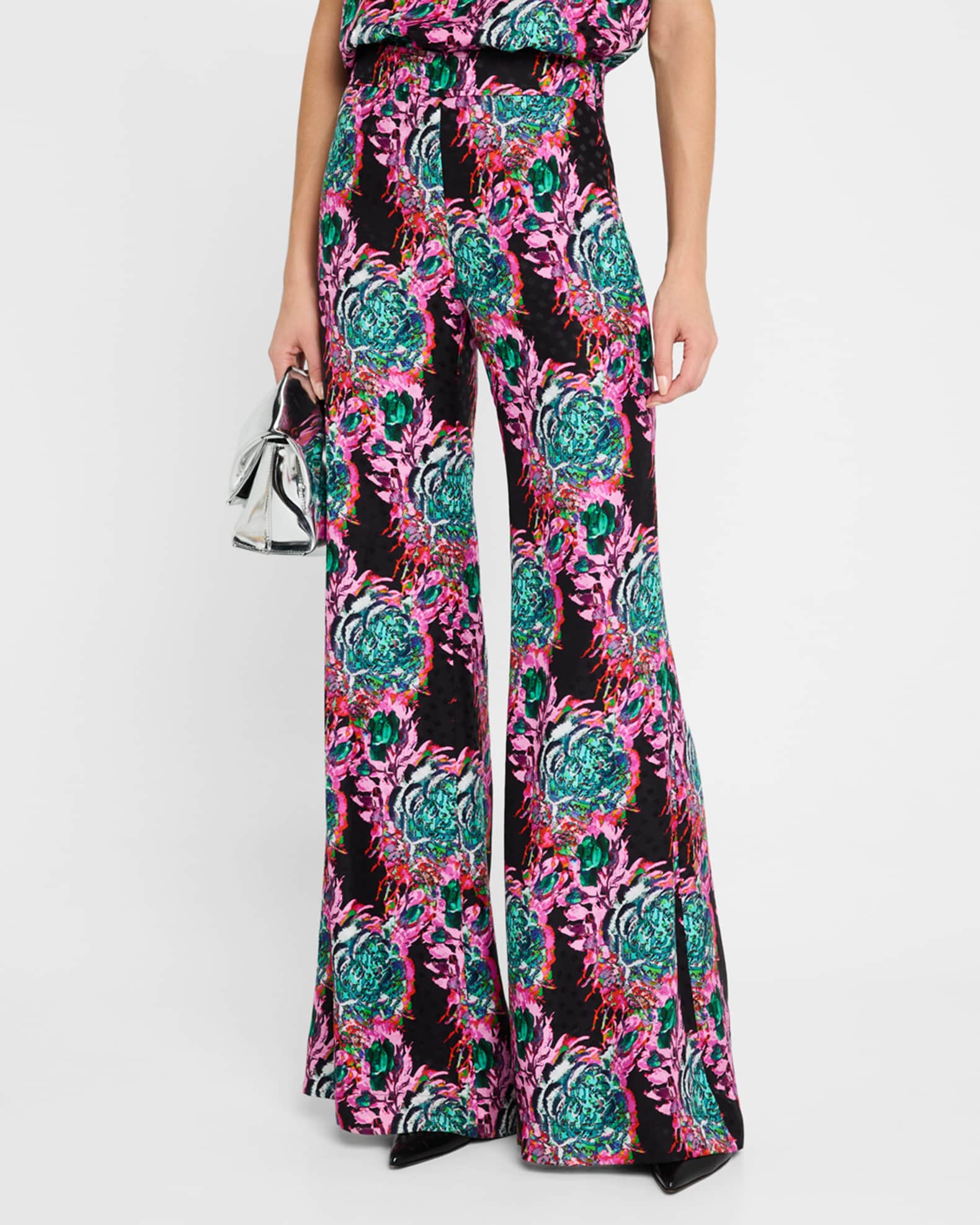 Libertine Acid Trip Flared Trumpet Pants | Neiman Marcus