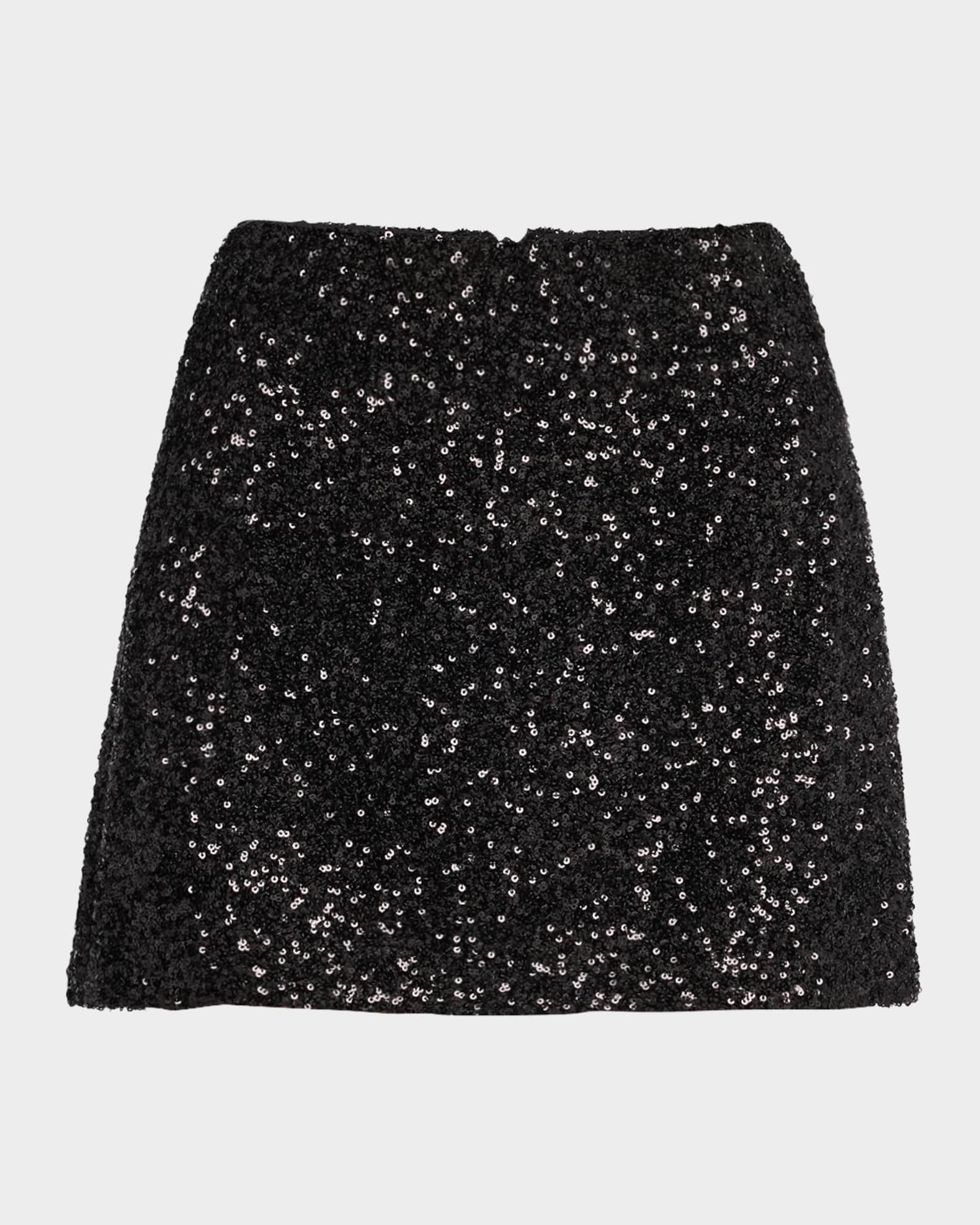 FRAME Sequined Mini Skirt | Neiman Marcus
