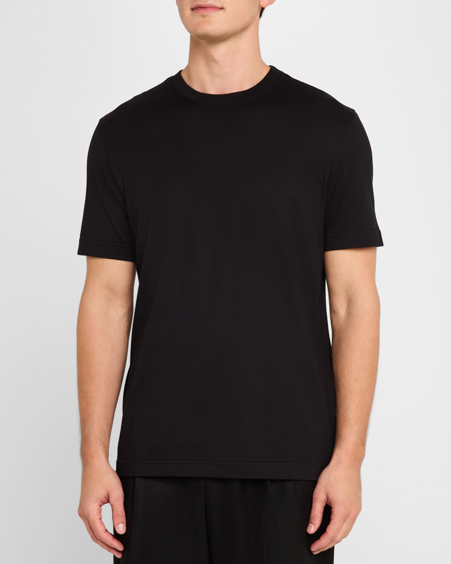 KNT Men's Solid Crewneck T-Shirt | Neiman Marcus