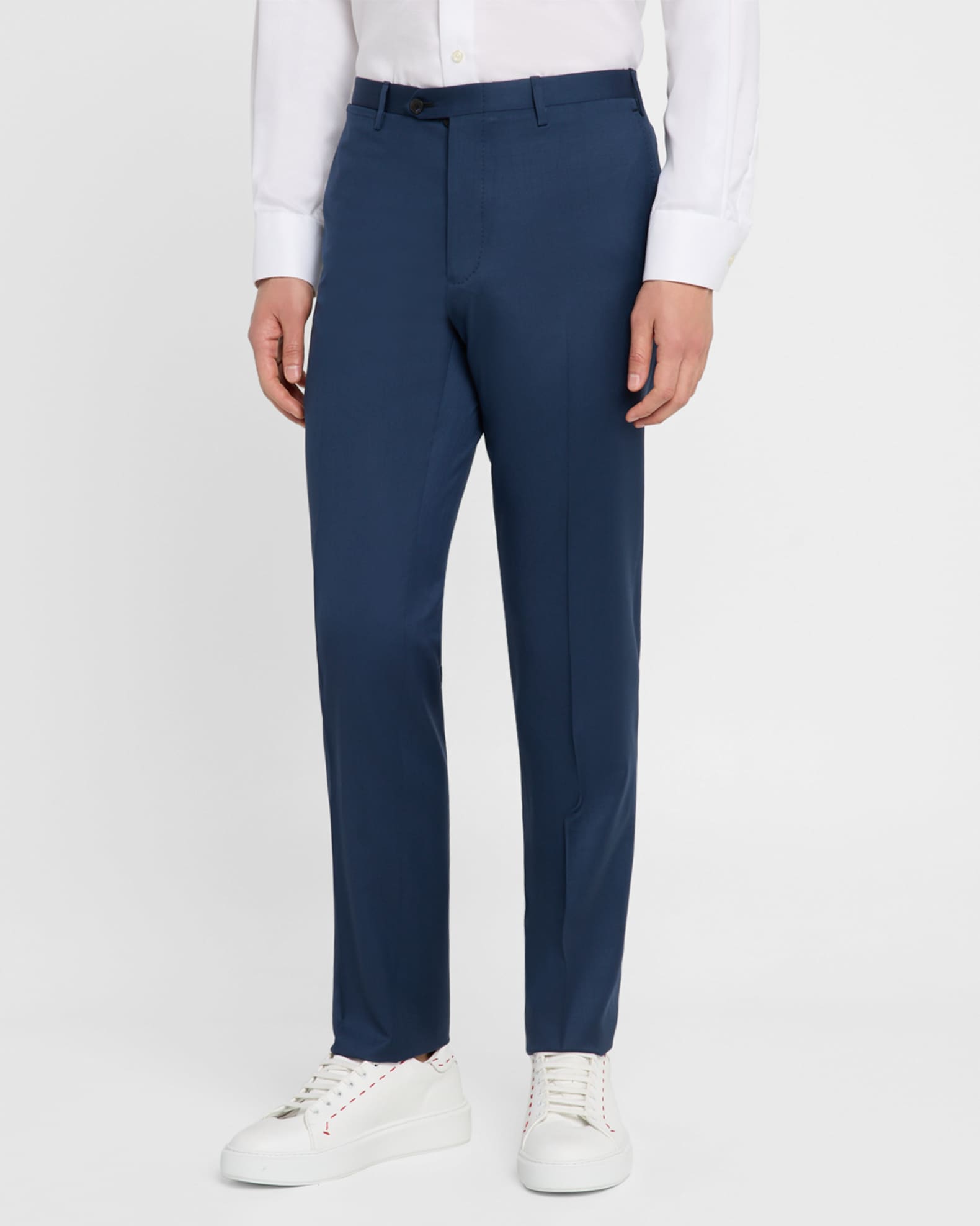 KNT Men's Wool Straight Fit Five-Pocket Pants | Neiman Marcus