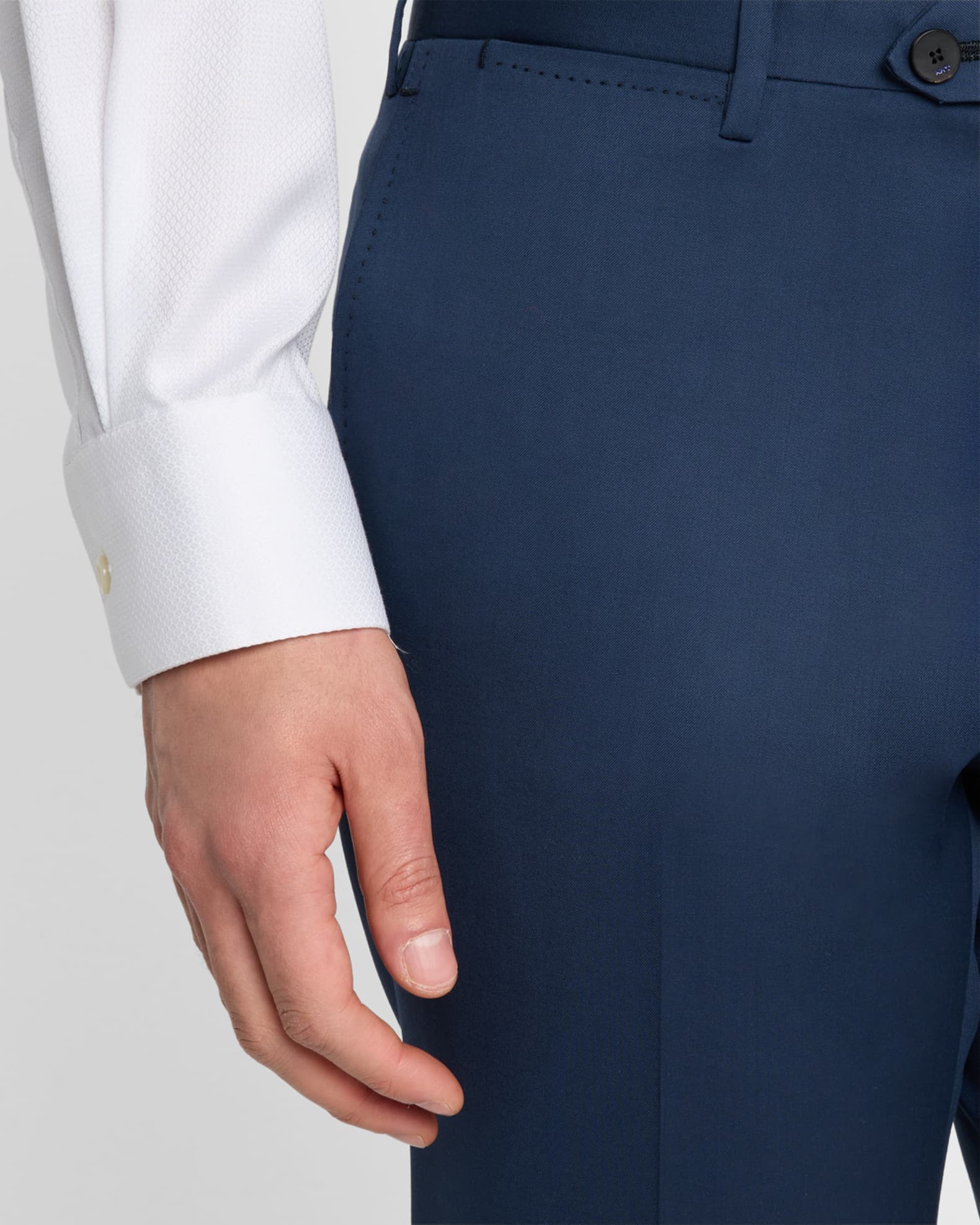 KNT Men's Wool Straight Fit Five-Pocket Pants | Neiman Marcus