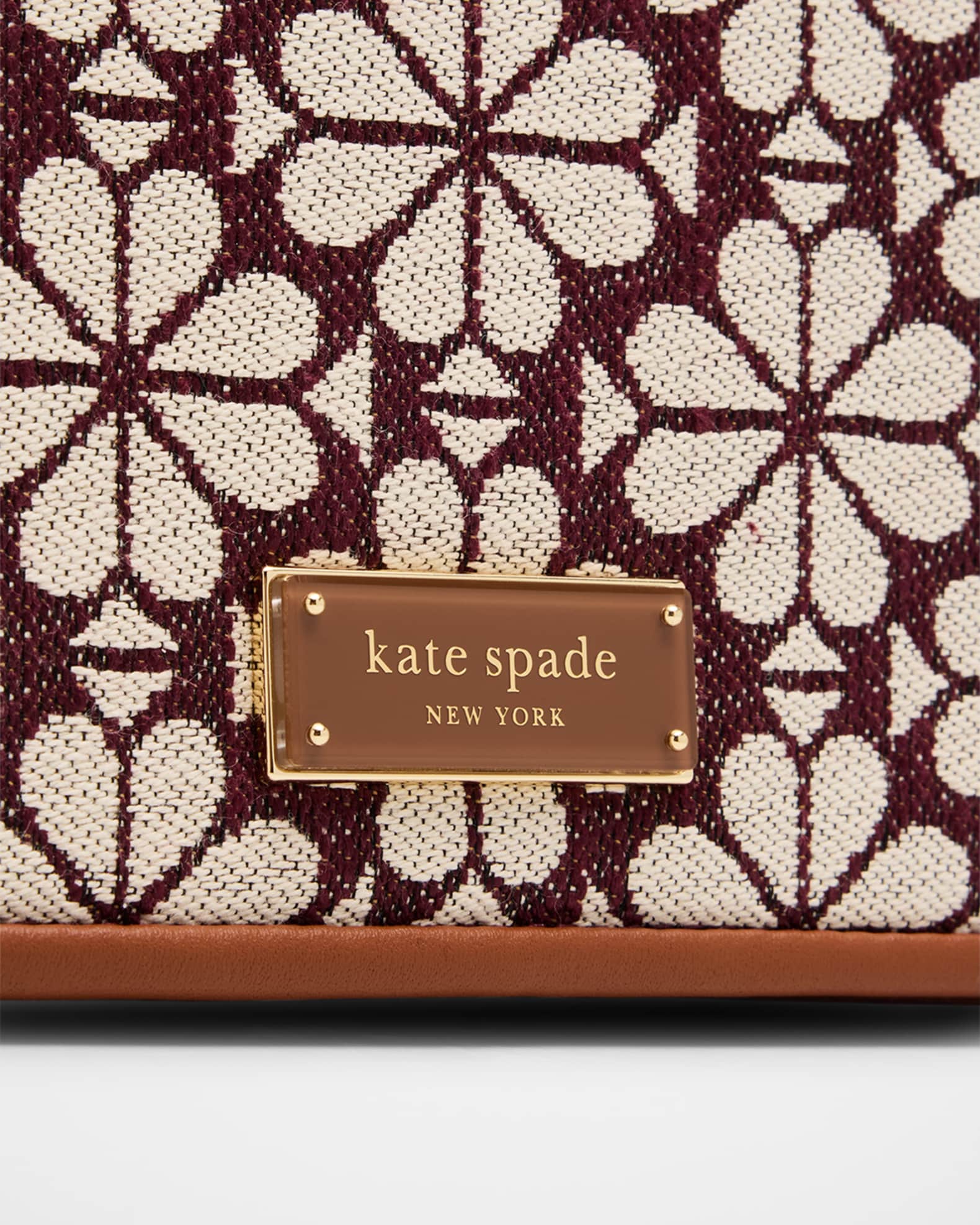 kate spade new york spade flower jacquard crossbody bag | Neiman Marcus