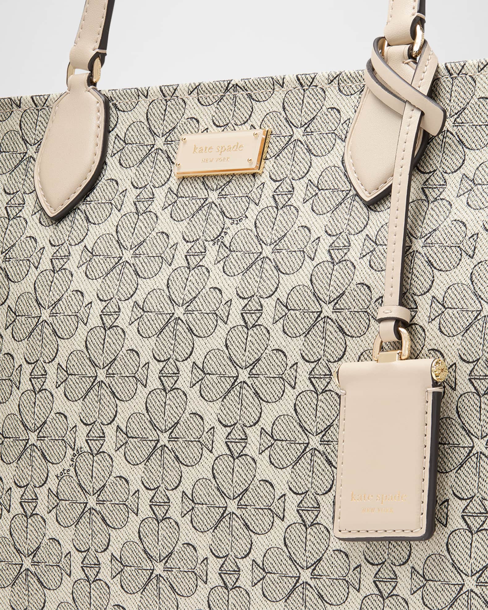 kate spade new york spade flower coated canvas tote bag | Neiman Marcus