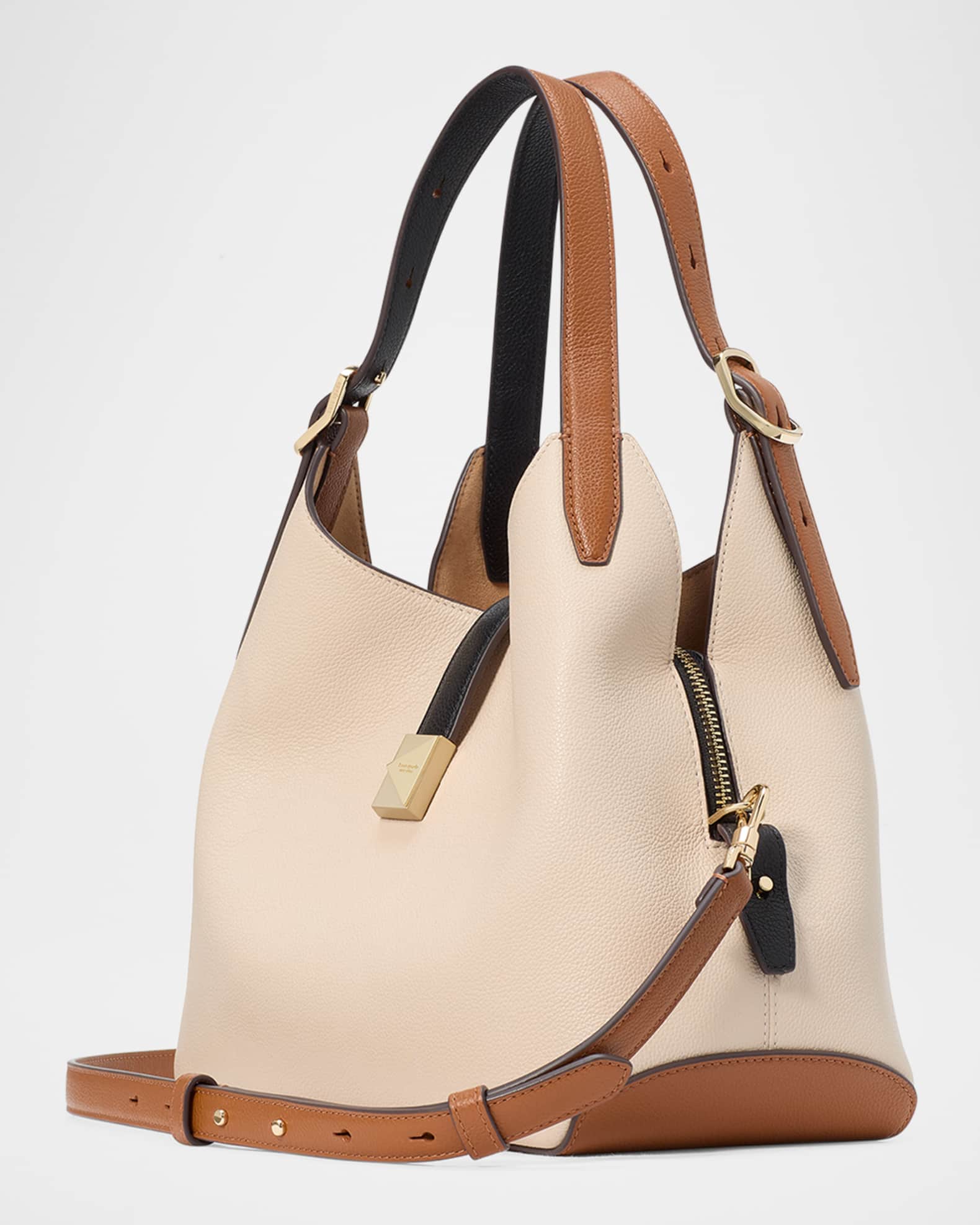 kate spade new york tribeca colorblock pebbled leather crossbody bag ...