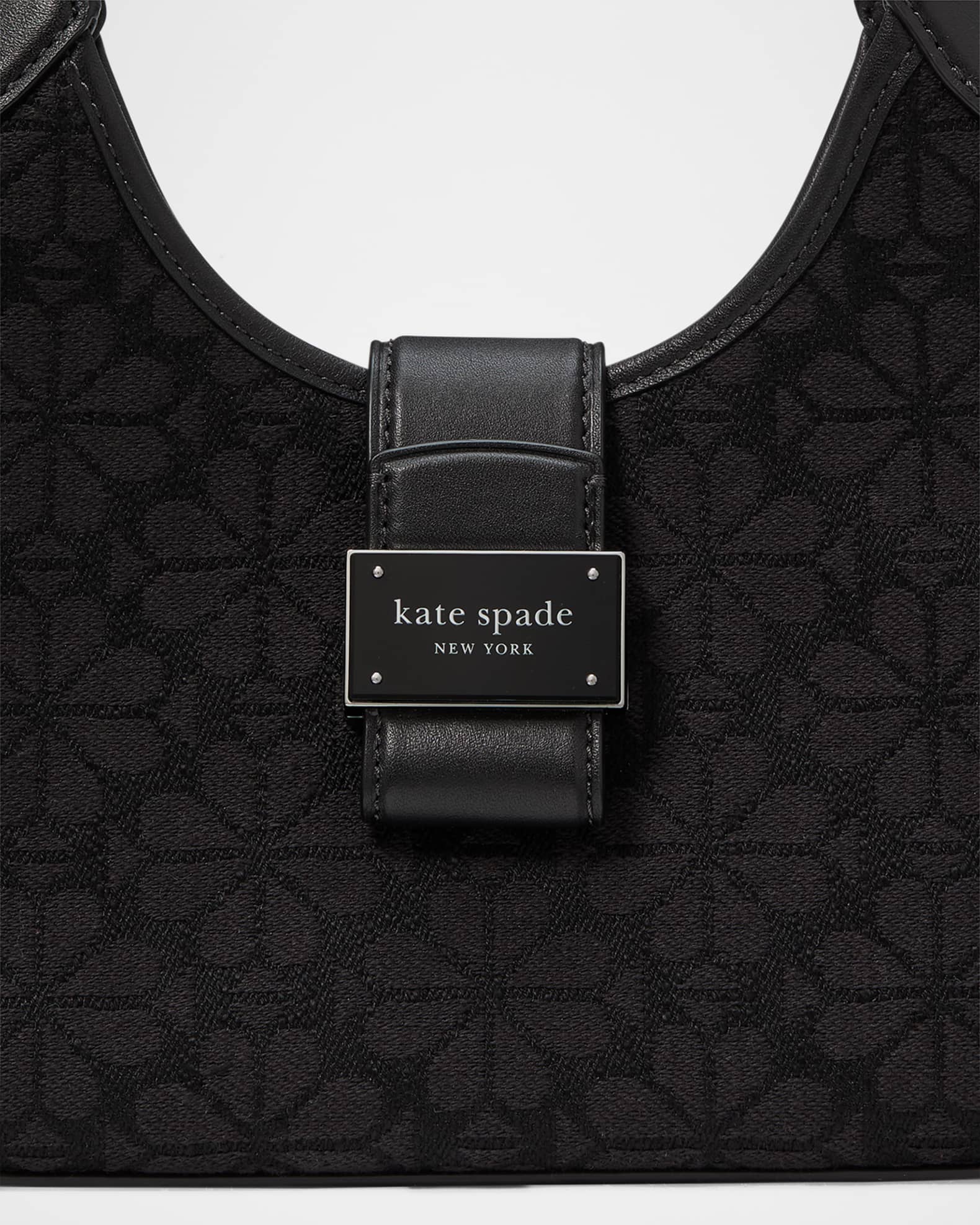 kate spade new york spade flower jacquard shoulder bag | Neiman Marcus