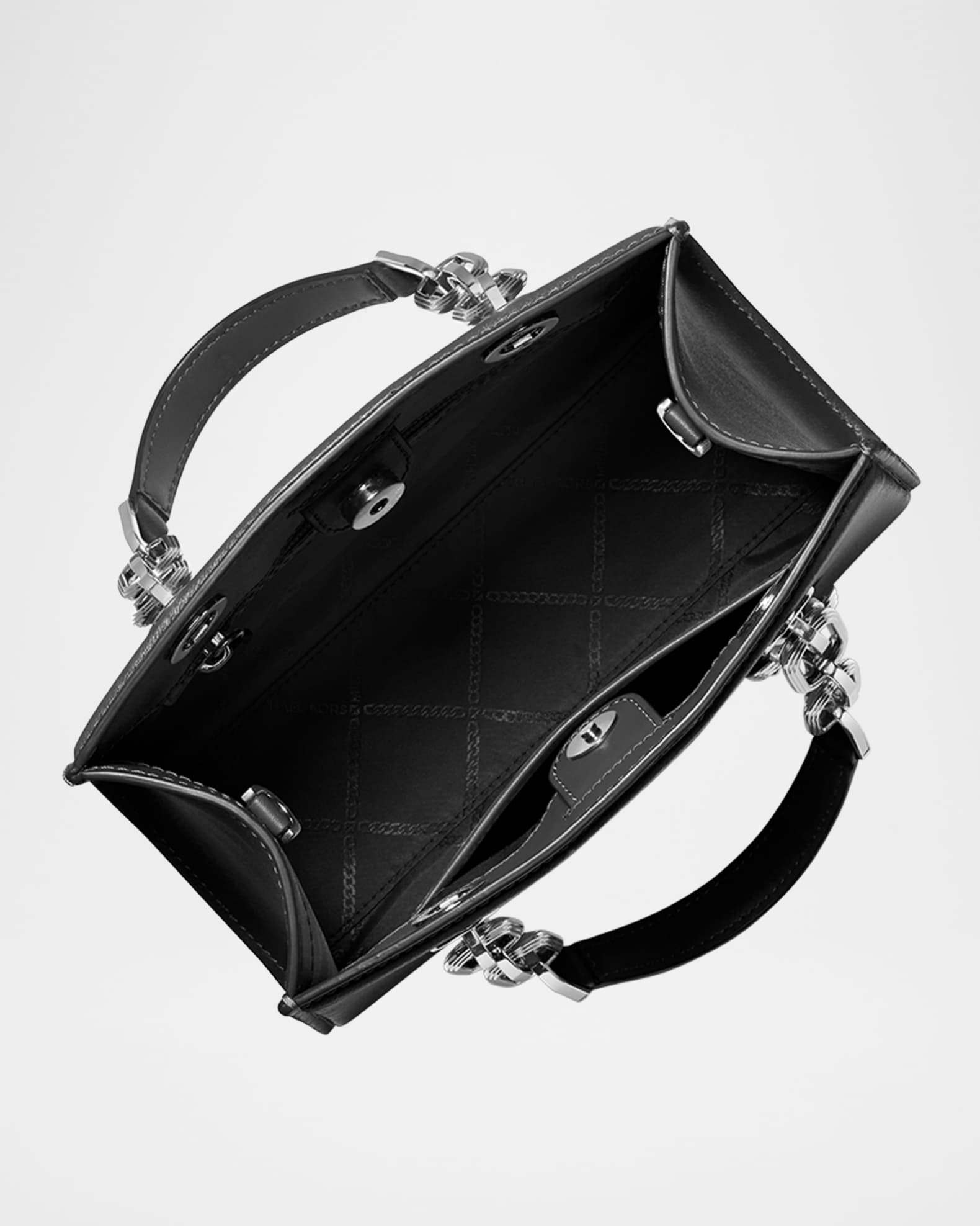 MICHAEL Michael Kors Cynthia Small Leather Satchel Bag | Neiman Marcus