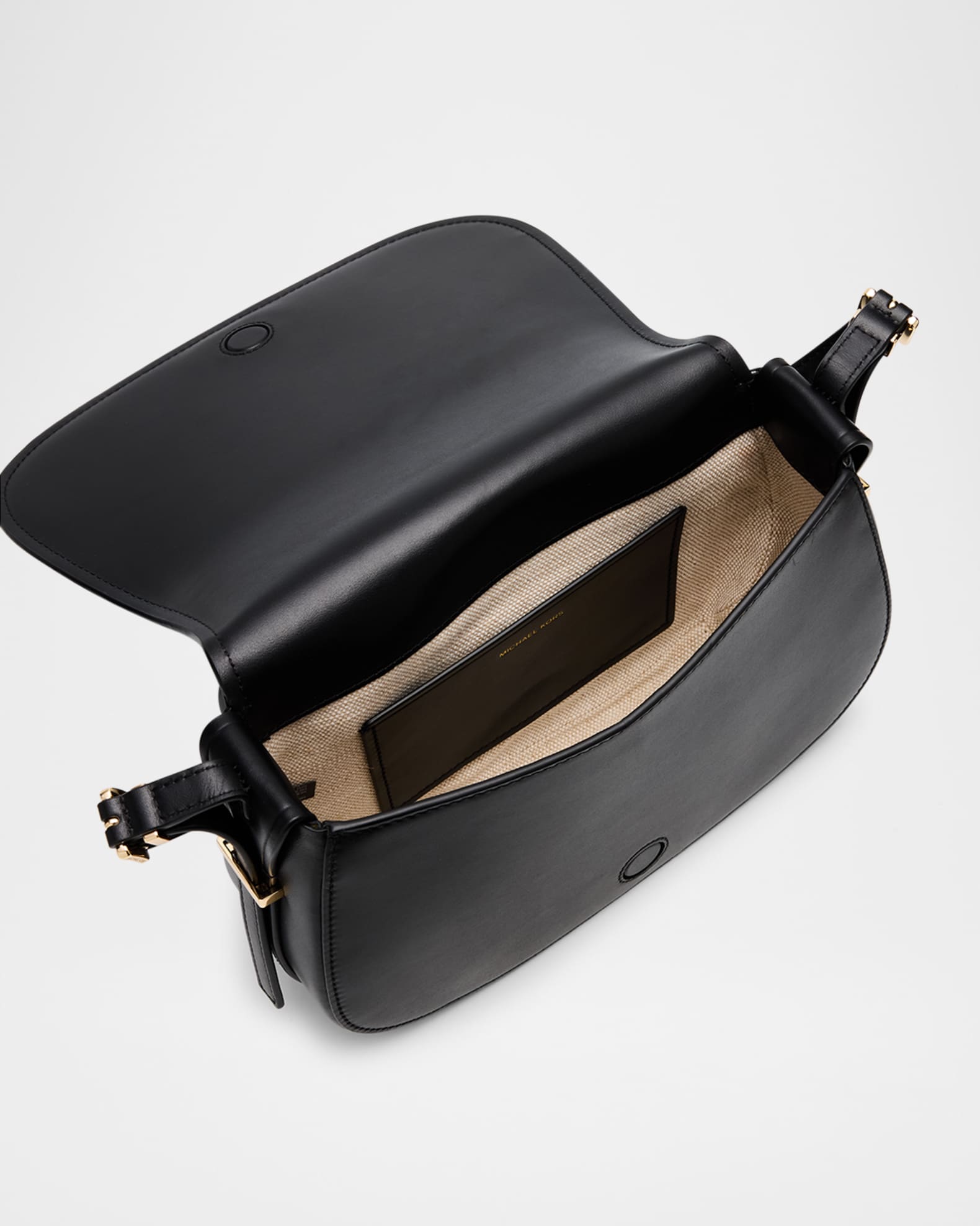 MICHAEL Michael Kors Lydia Medium Flap Leather Crossbody Bag | Neiman ...