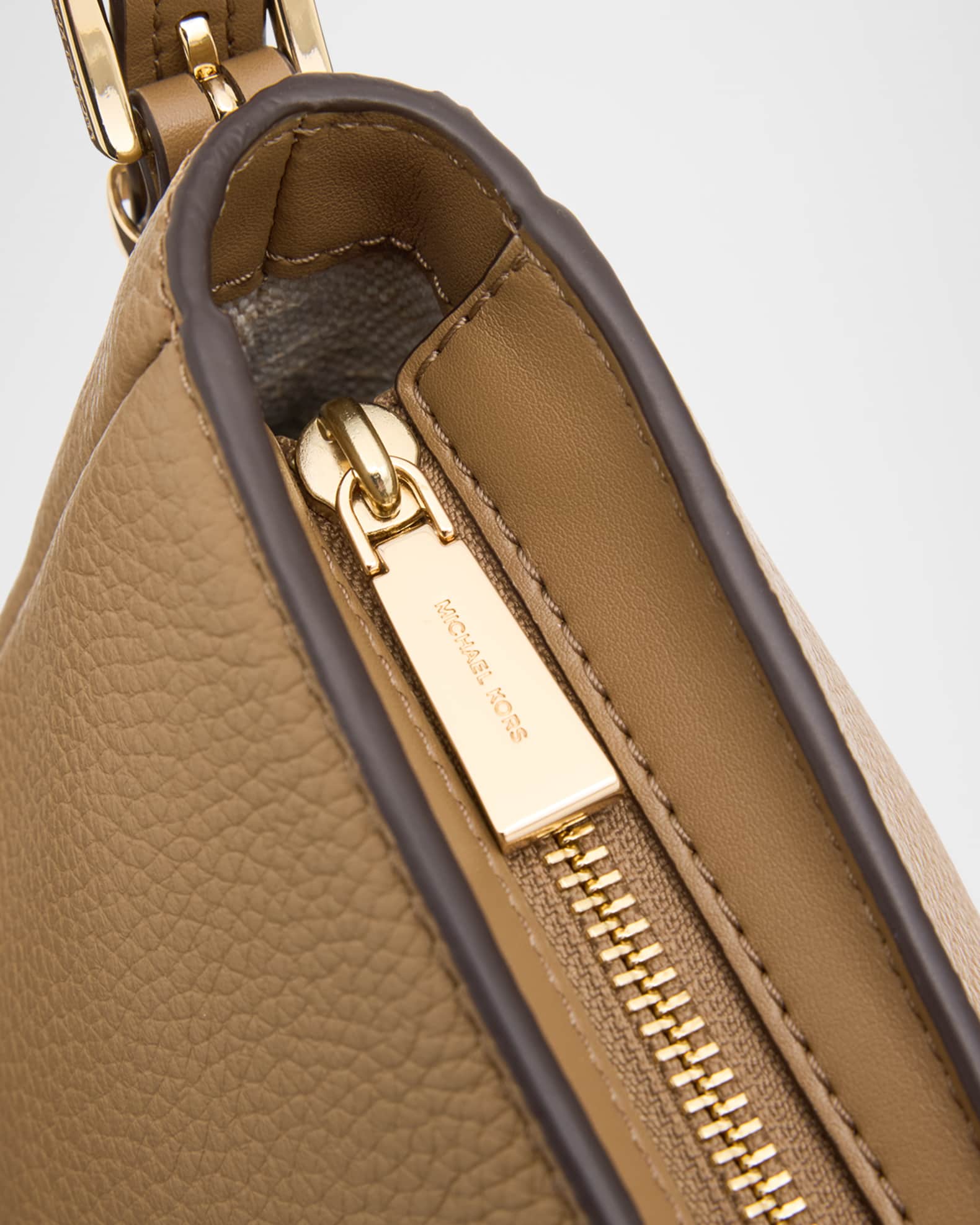 MICHAEL Michael Kors Moore Medium Leather Crossbody Bag | Neiman Marcus