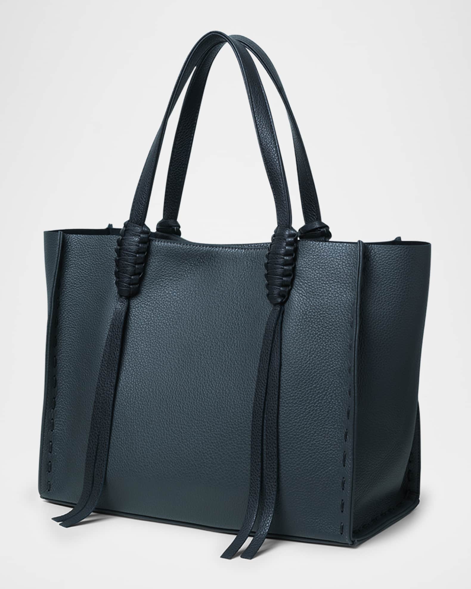 Callista Ara Medium Grained Leather Tote Bag | Neiman Marcus