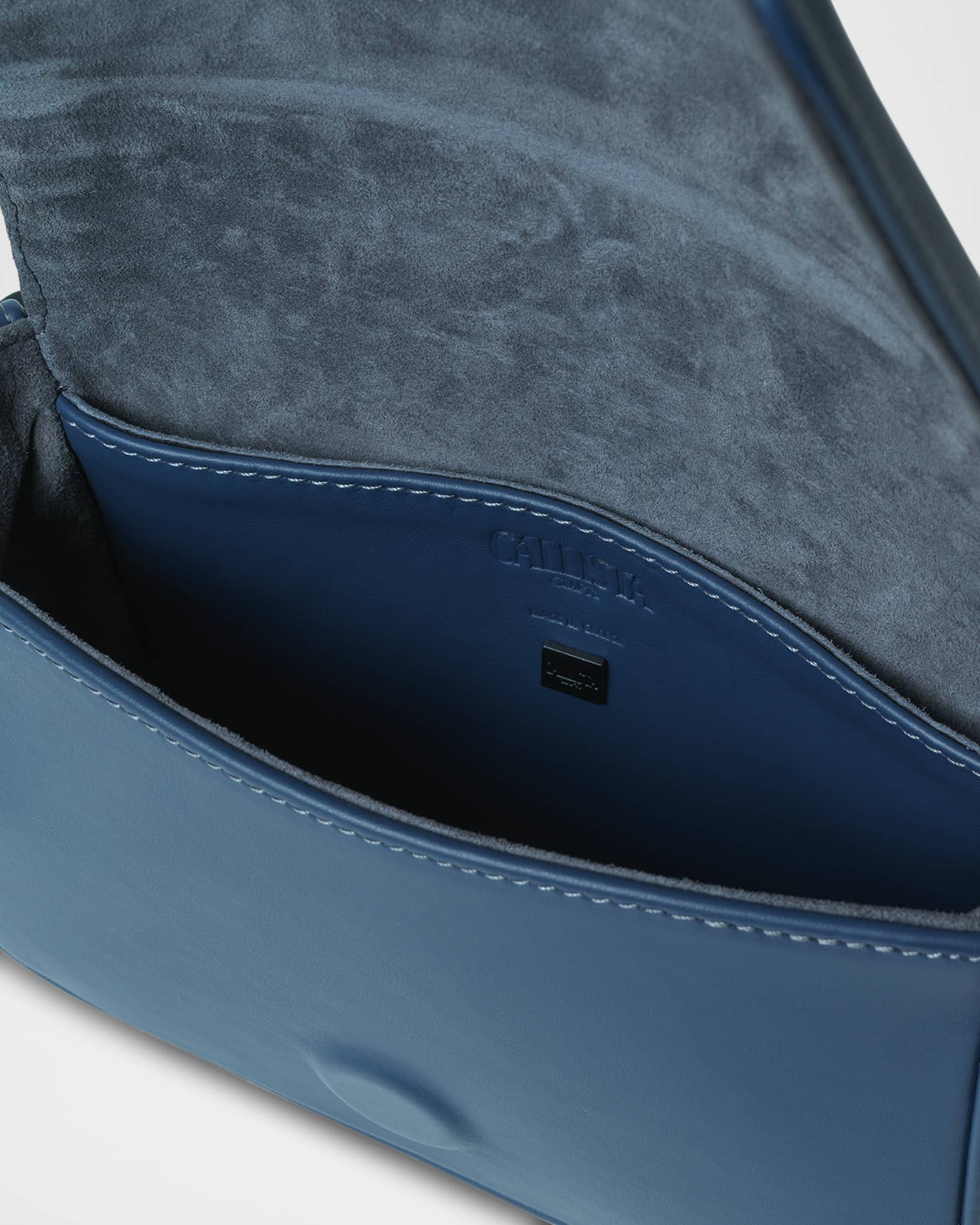 Callista Mini Box Flap Leather Shoulder Bag | Neiman Marcus