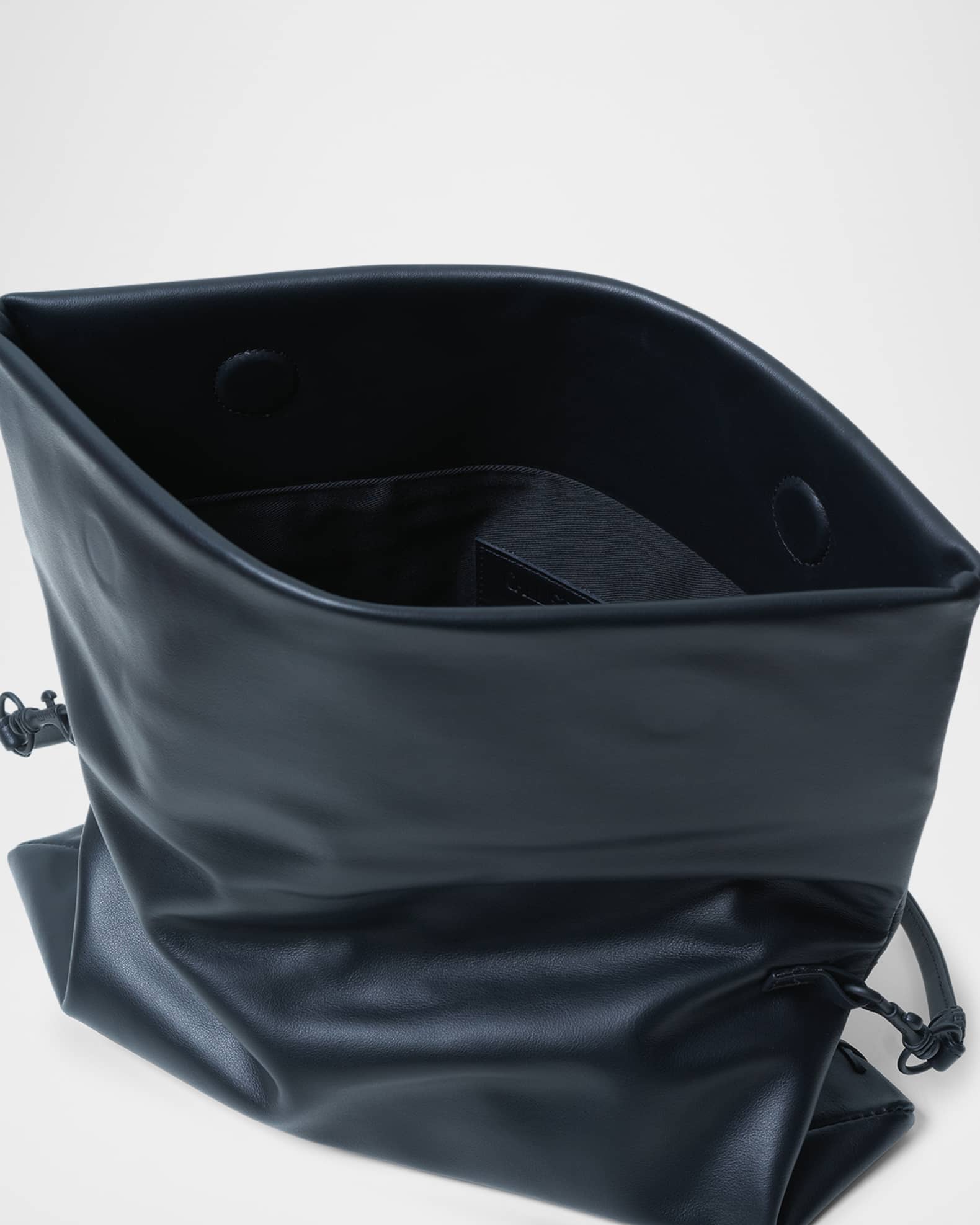 Callista Fold-Over Flap Leather Shoulder Bag | Neiman Marcus