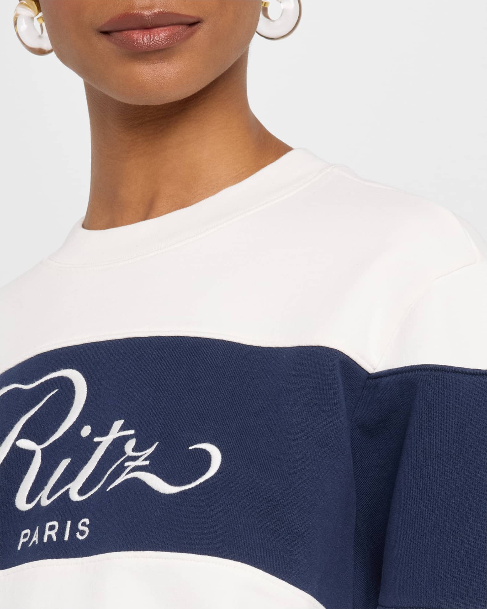 FRAME FRAME x Ritz Paris Logo Sport Sweatshirt | Neiman Marcus