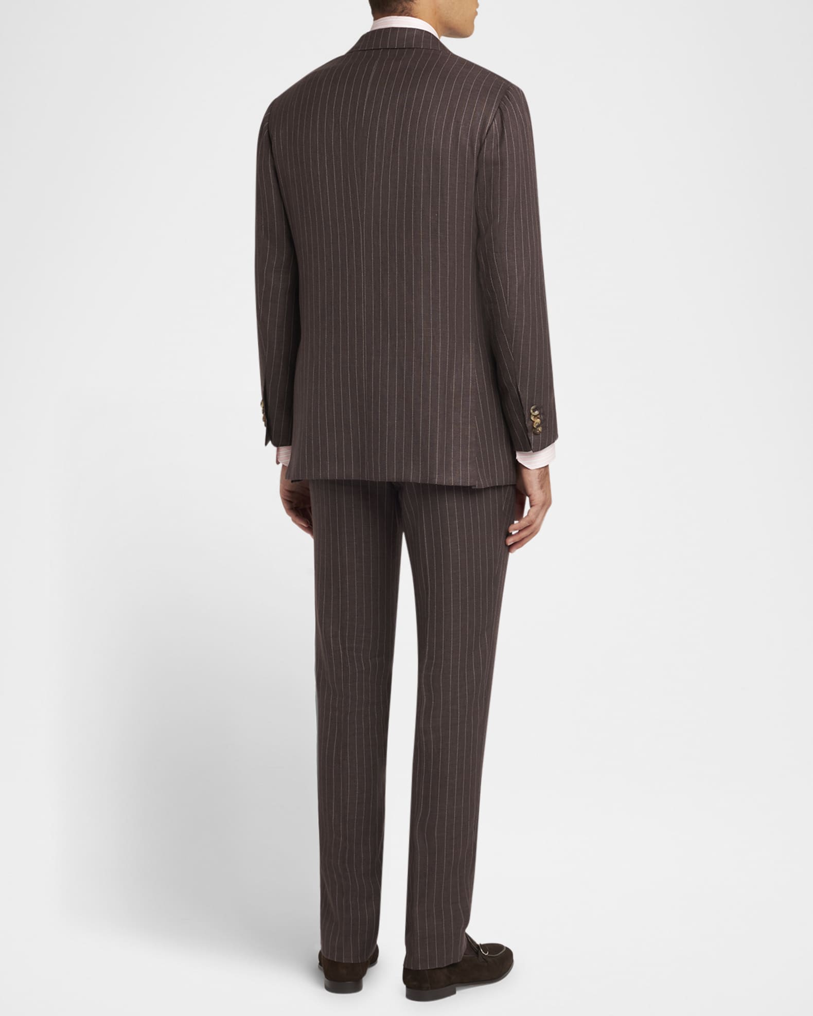 Kiton Men's Cashmere-Blend Pinstripe Suit | Neiman Marcus