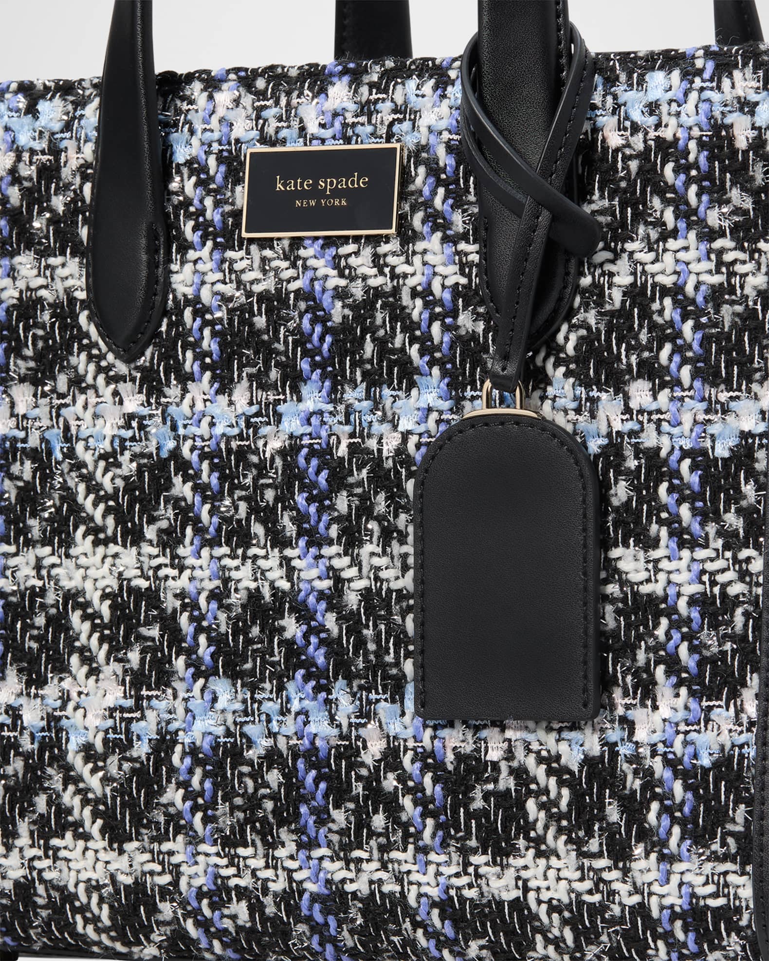 kate spade new york manhattan plaid tweed tote bag | Neiman Marcus