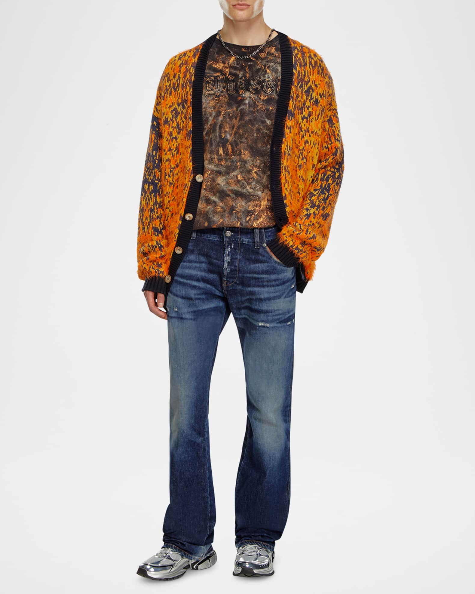 Diesel Men's D-Backler Bootcut Jeans | Neiman Marcus