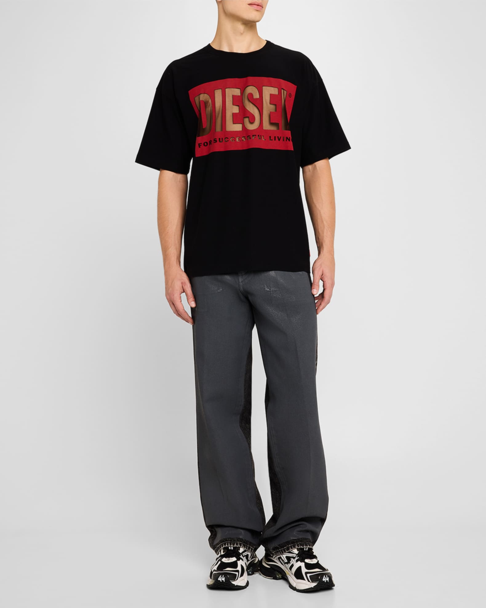 Diesel Men's D-Phant-Chino Coated Jeans | Neiman Marcus