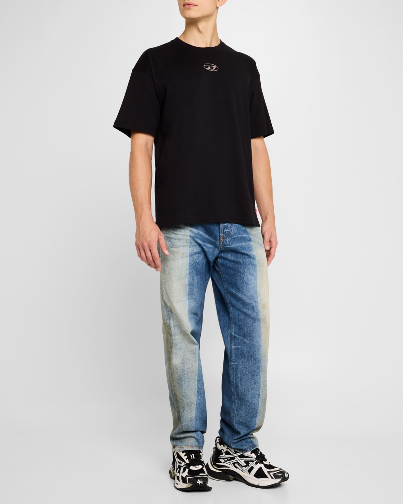 Diesel Men's Oval D Logo T-Shirt | Neiman Marcus