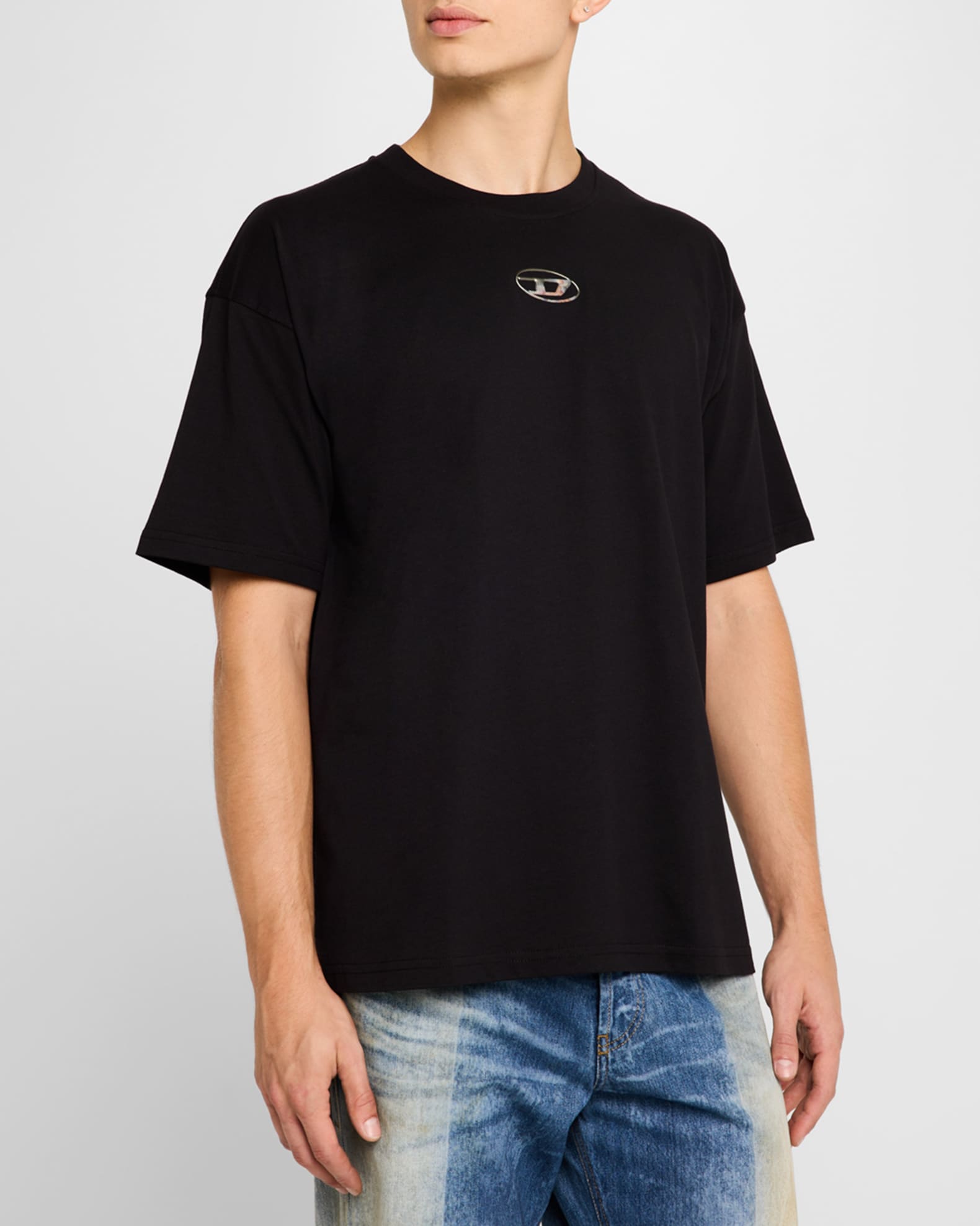 Diesel Men's Oval D Logo T-Shirt | Neiman Marcus