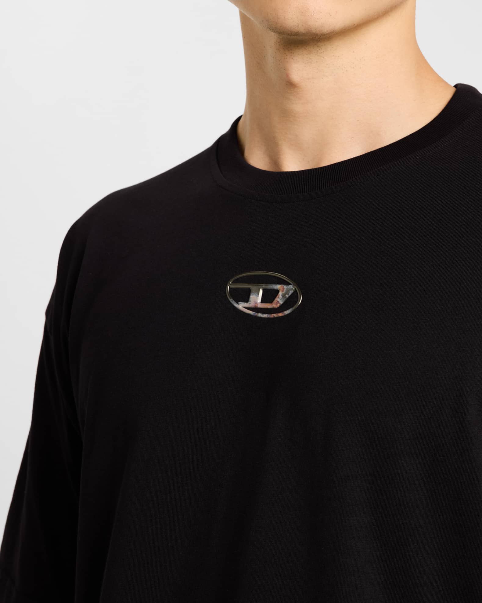 Diesel Men's Oval D Logo T-Shirt | Neiman Marcus