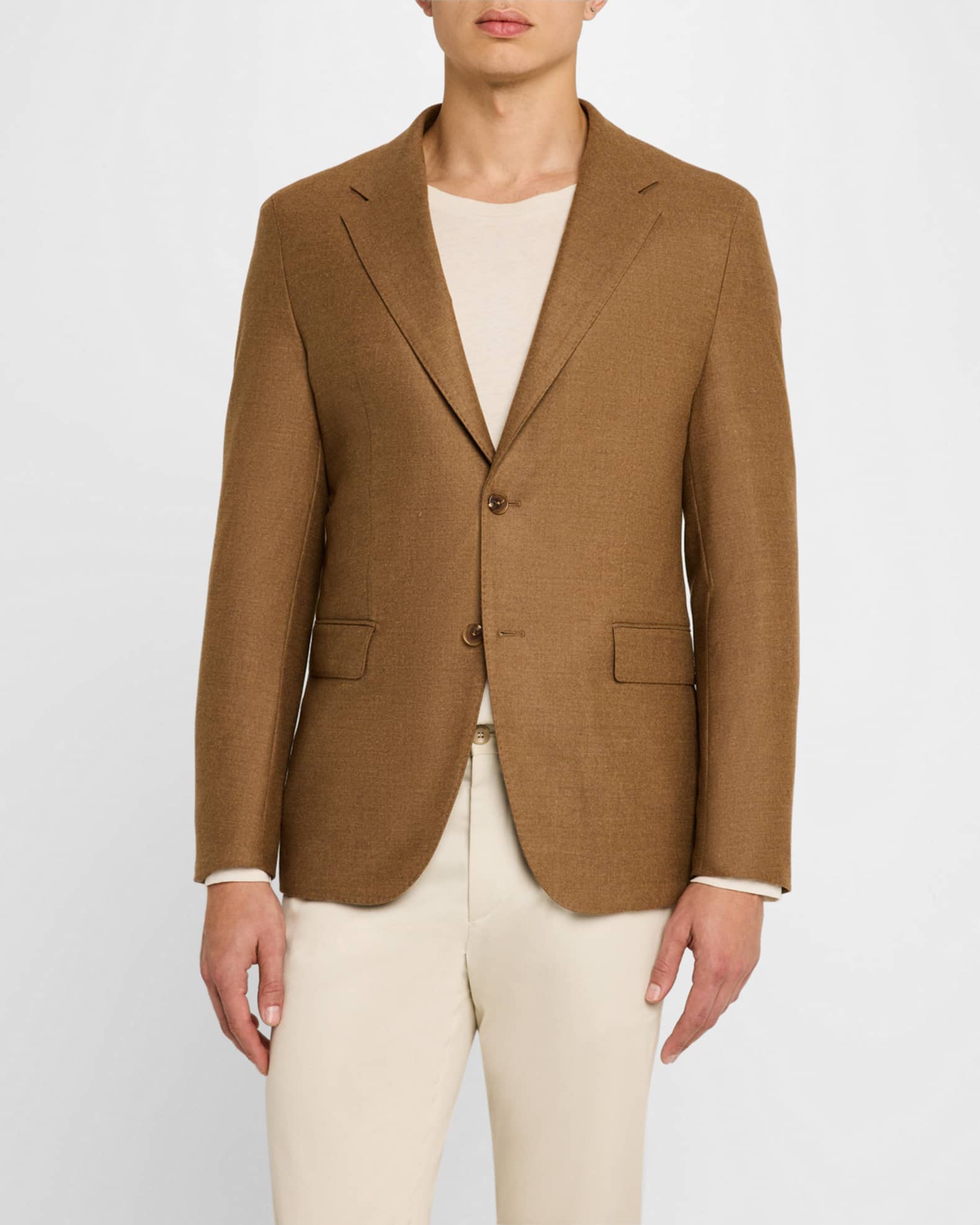 BOSS Camel Men's Camel Heston Slim-Fit Sport Coat | Neiman Marcus