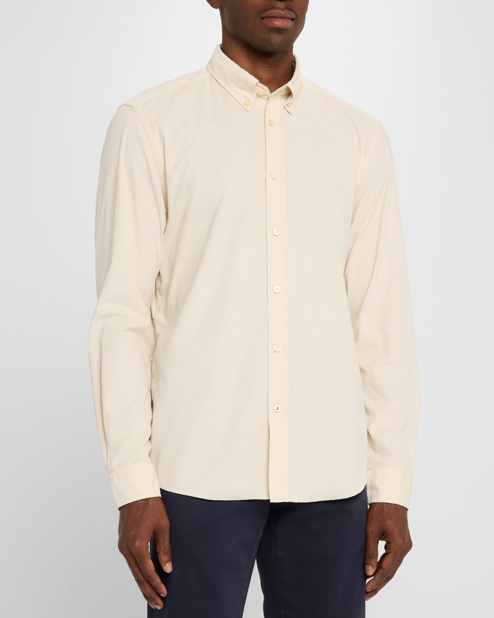 BOSS Men's Liam Micro-Corduroy Casual Button-Down Shirt | Neiman Marcus