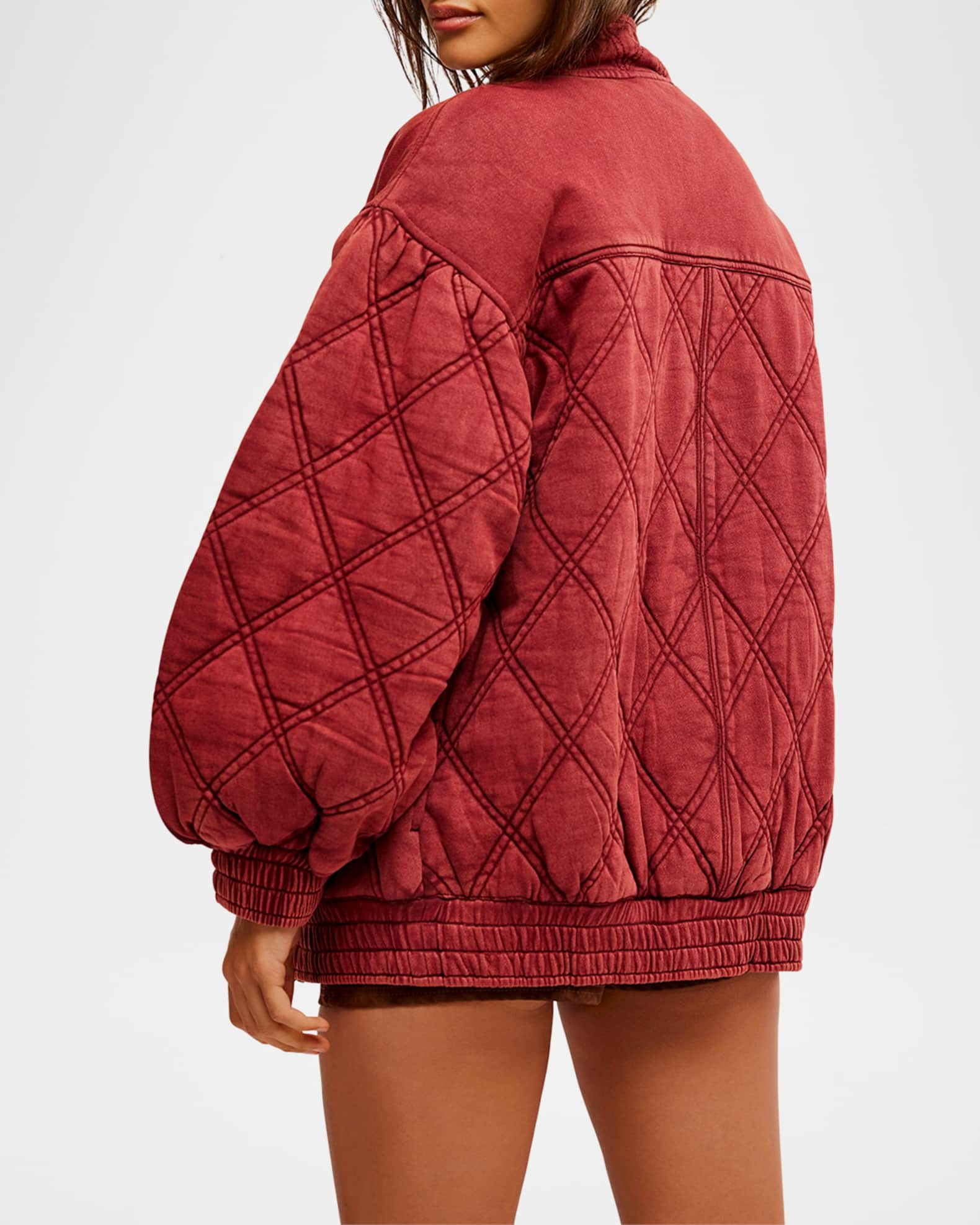 Free People Juno Quilted Jacket | Neiman Marcus