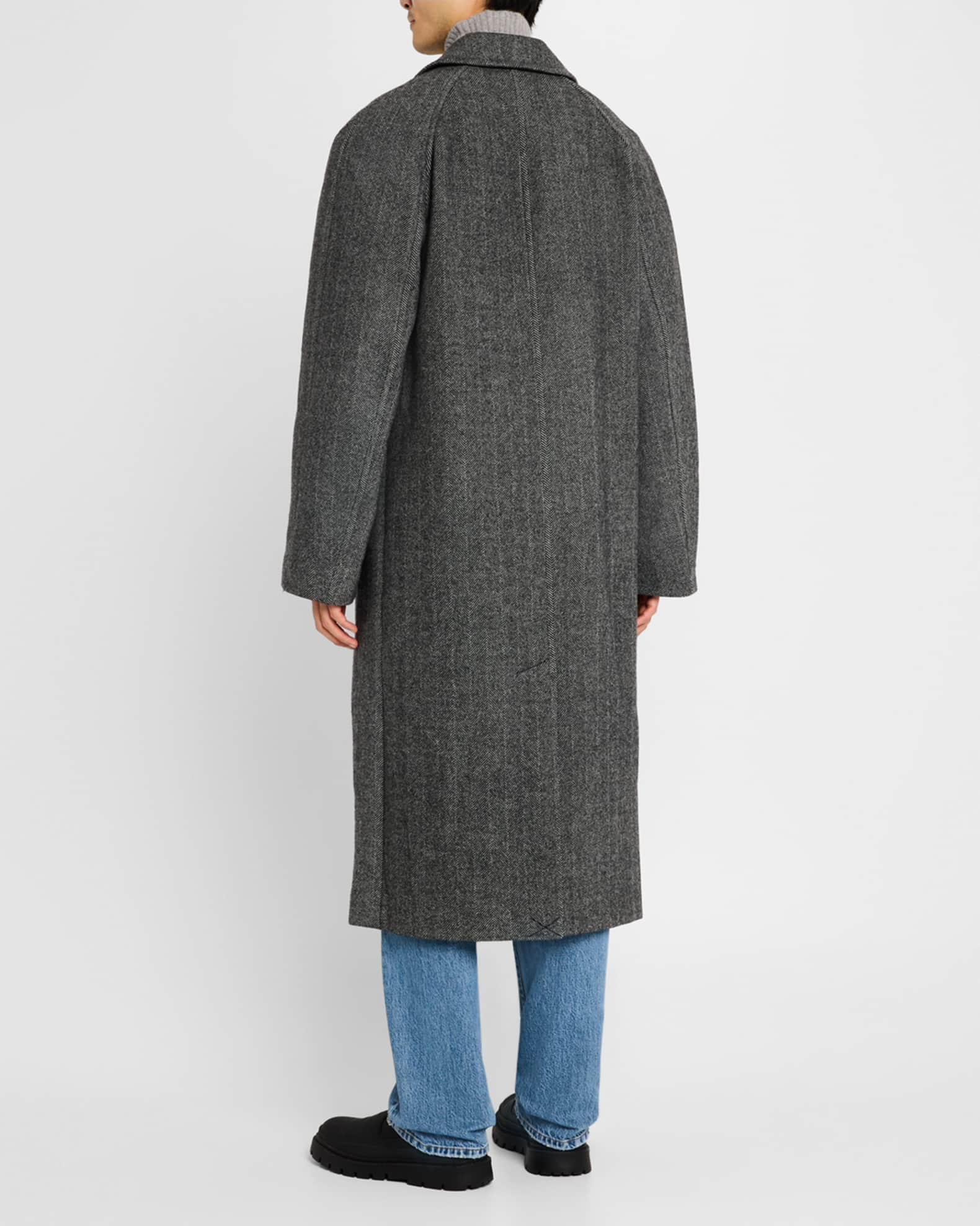 SIMKHAI Men's Robert Oversized Overcoat | Neiman Marcus